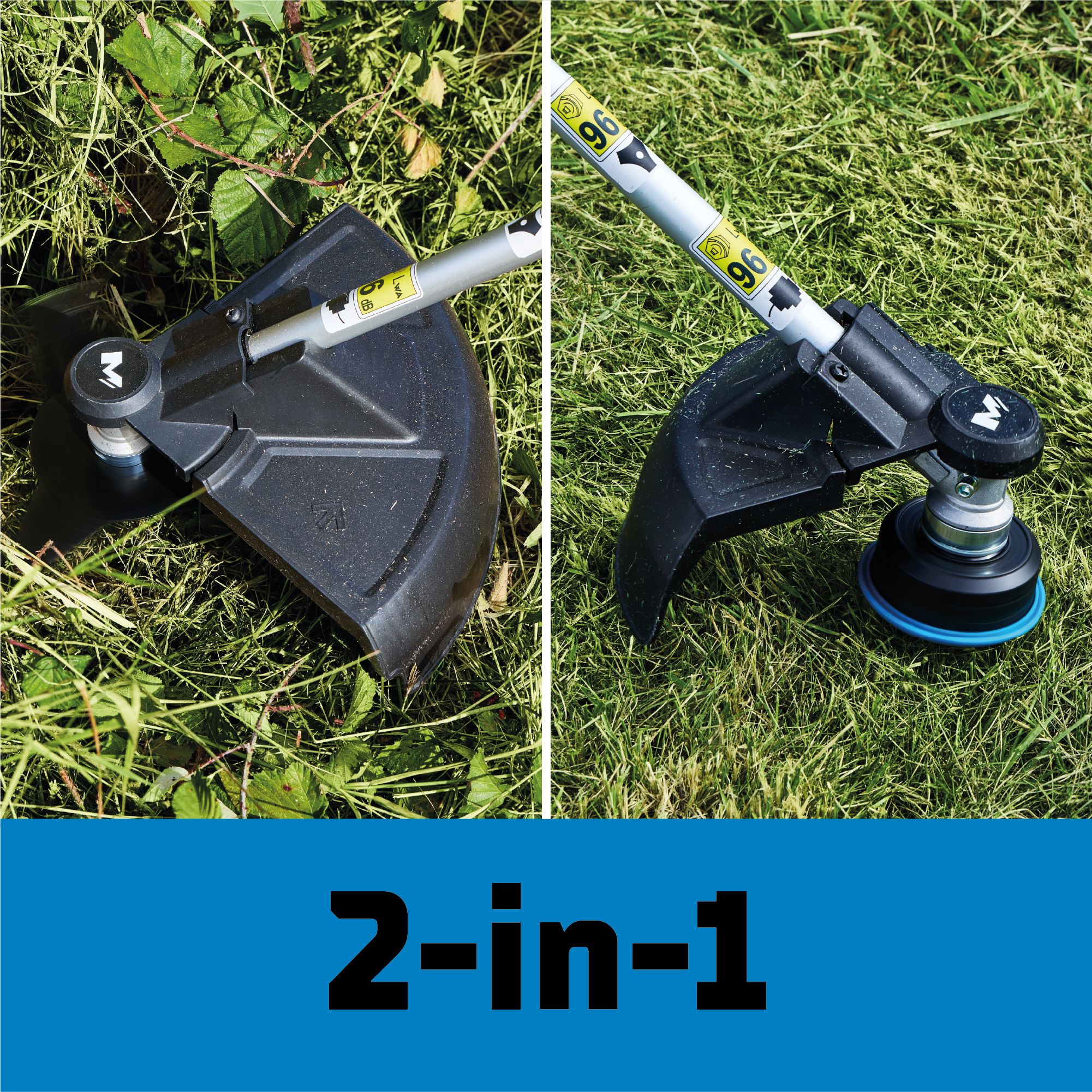 Mac Allister 36V 300mm Cordless 2-in-1 brushcutter & grass trimmer (1 x ...