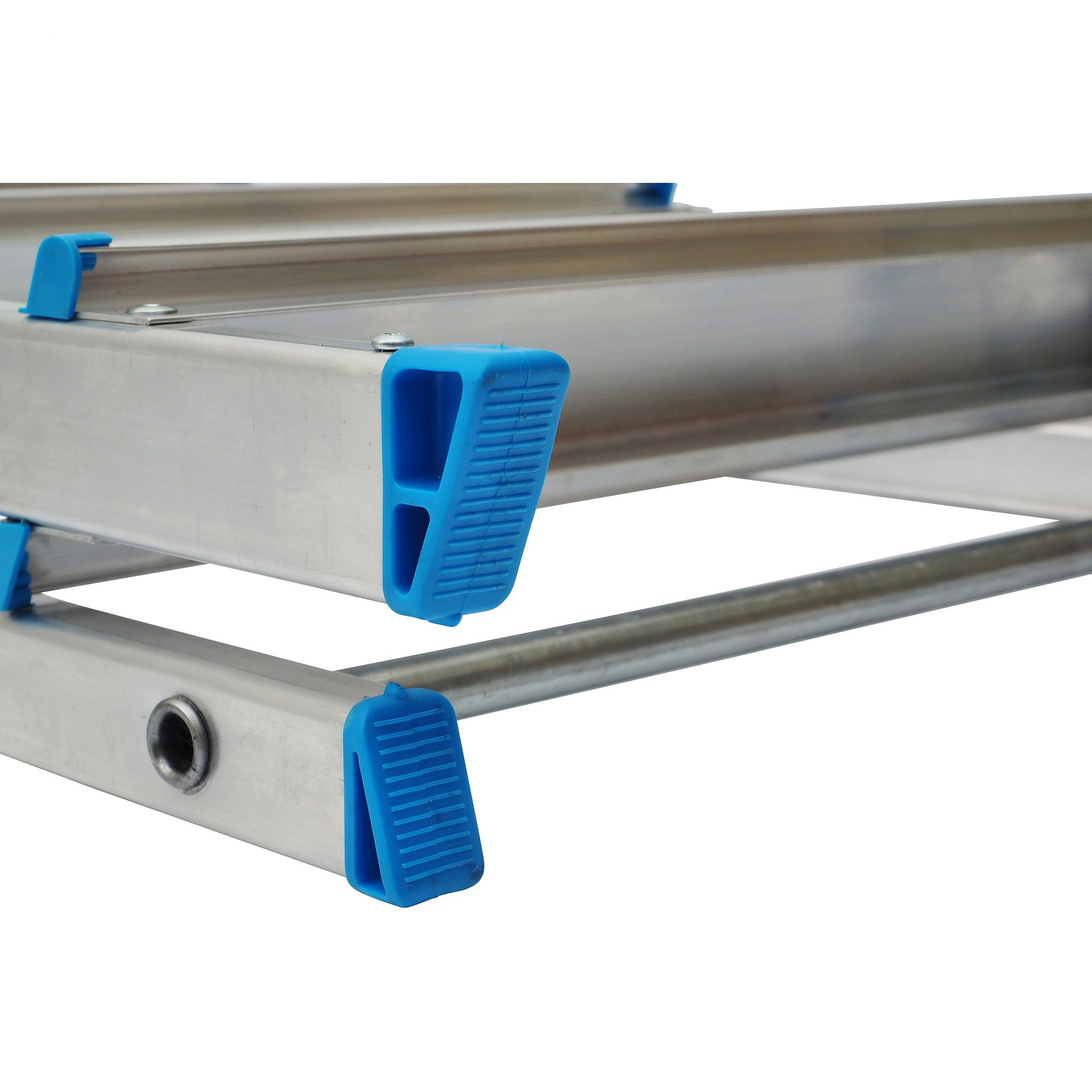 Mac Allister 4 tread Aluminium, plastic & steel Step Ladder