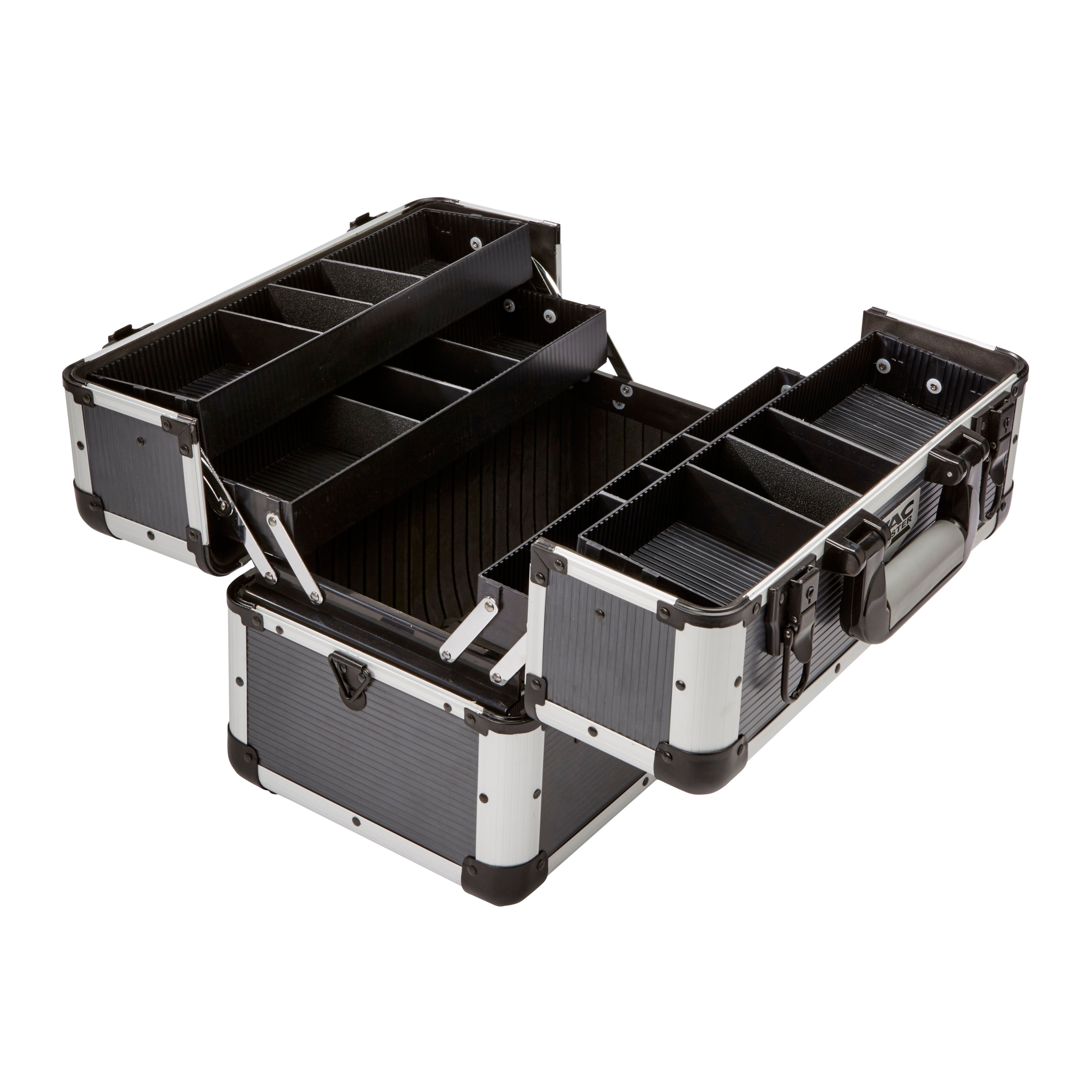 Mac Allister Grey Cantilever organiser with 16 compartments