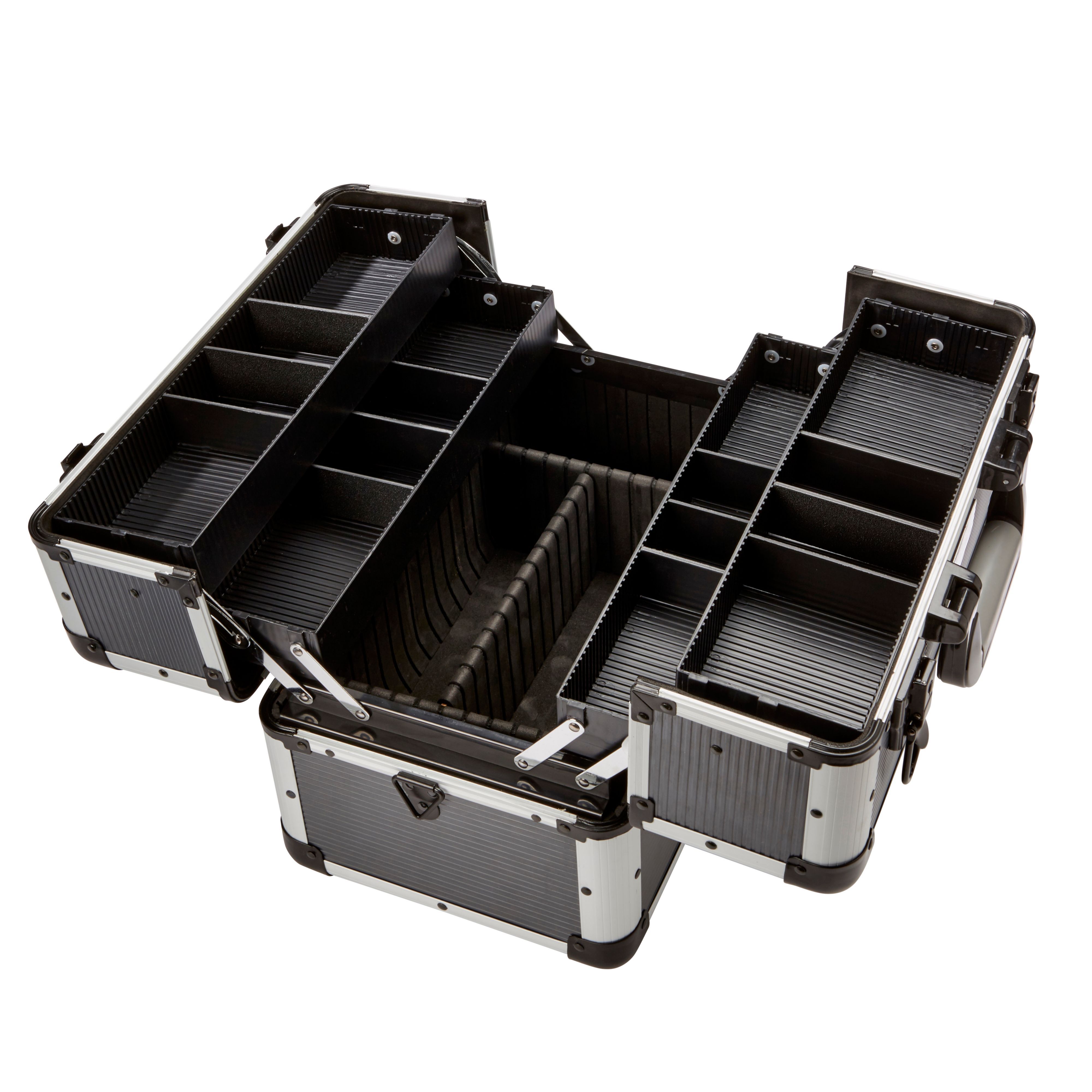 Mac Allister Grey Cantilever organiser with 16 compartments