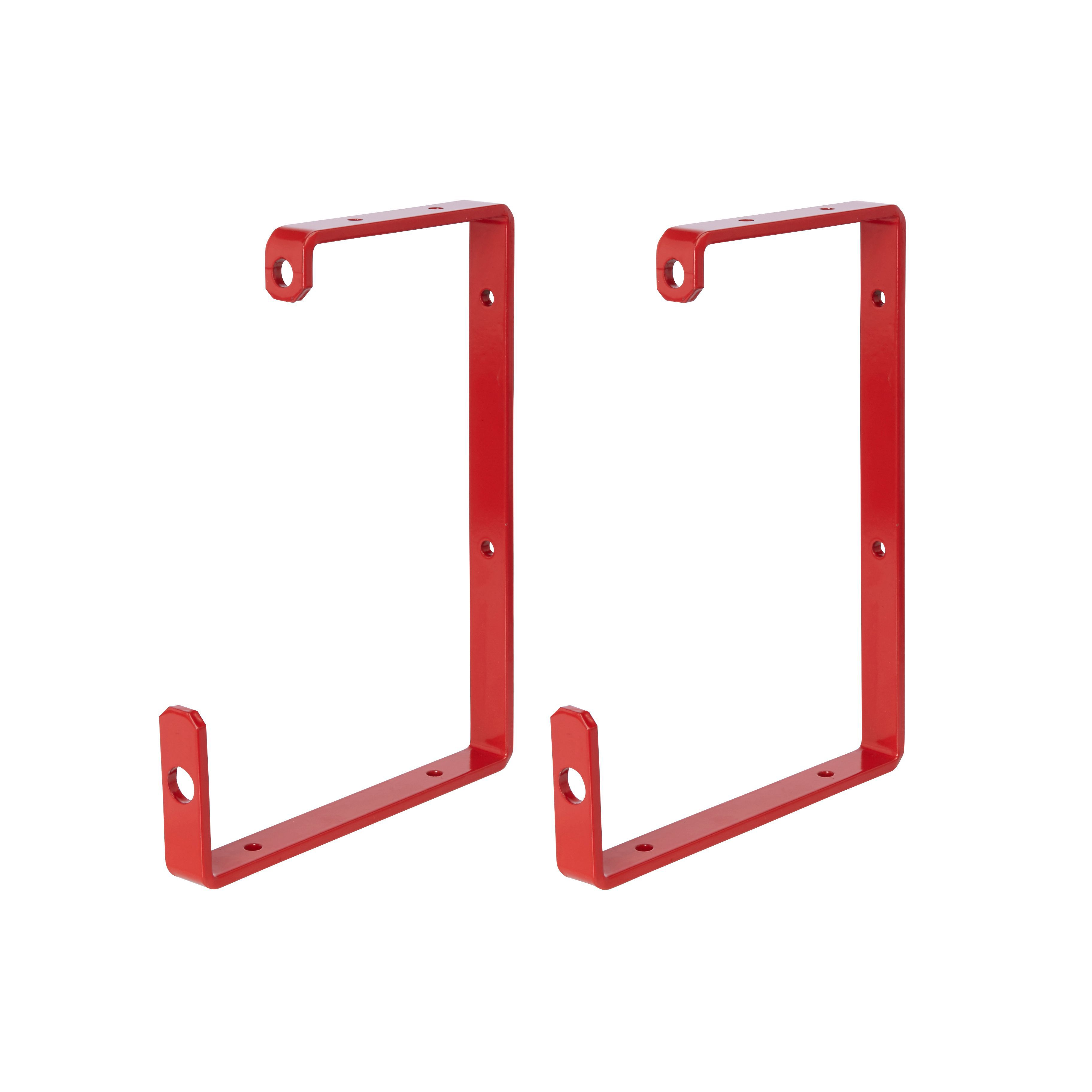 Mac Allister J-shaped Ladder storage hook, Pack of 2
