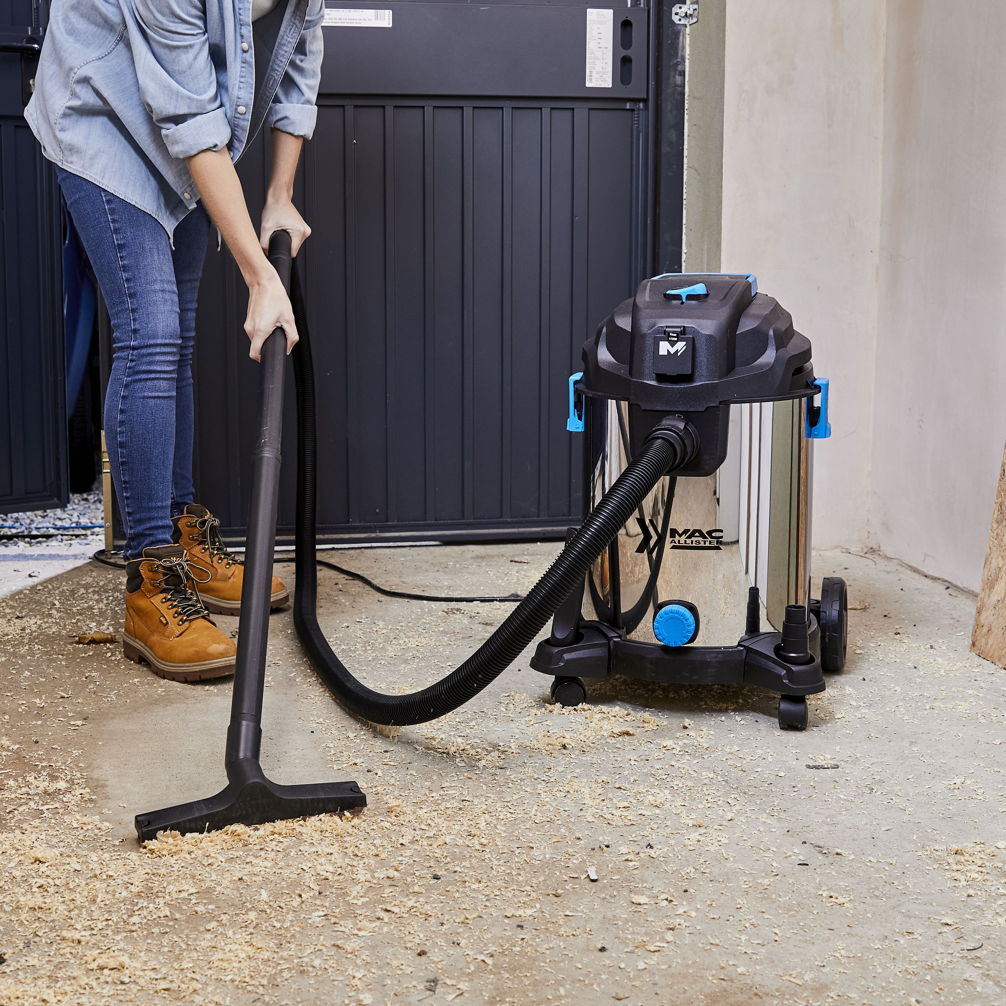 Mac Allister MWDV-30 L-A Corded Wet & dry vacuum, 30L