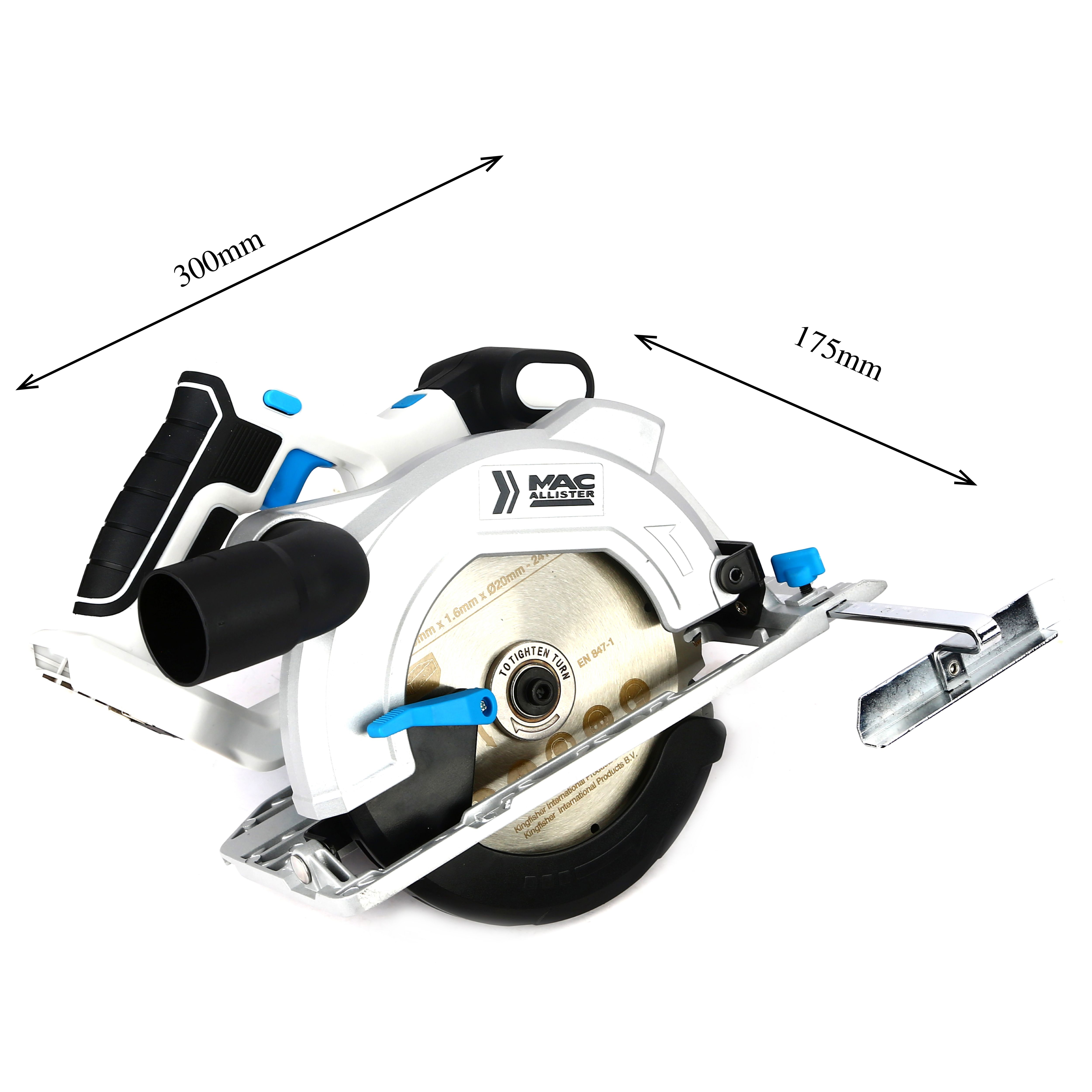 Mac Allister Solo 18V Mac SOLO 165mm Brushed Cordless Circular saw ...
