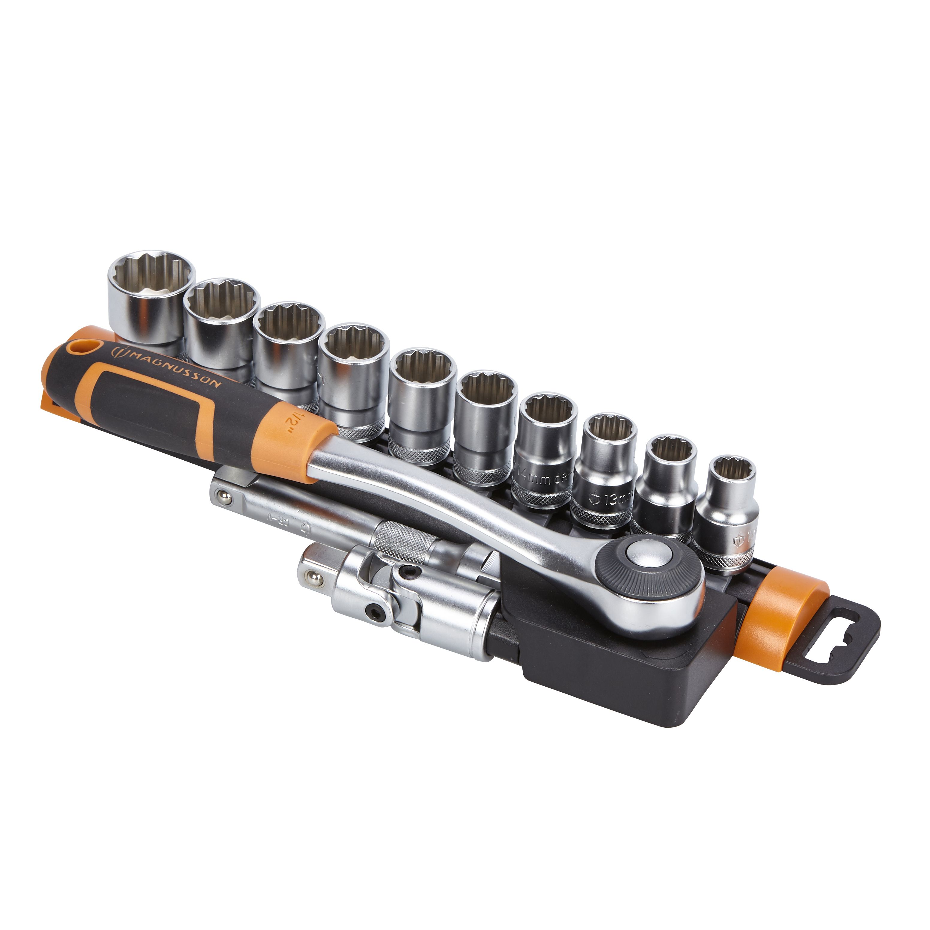 Magnusson 13 piece ½" Standard Socket set | DIY at B&Q