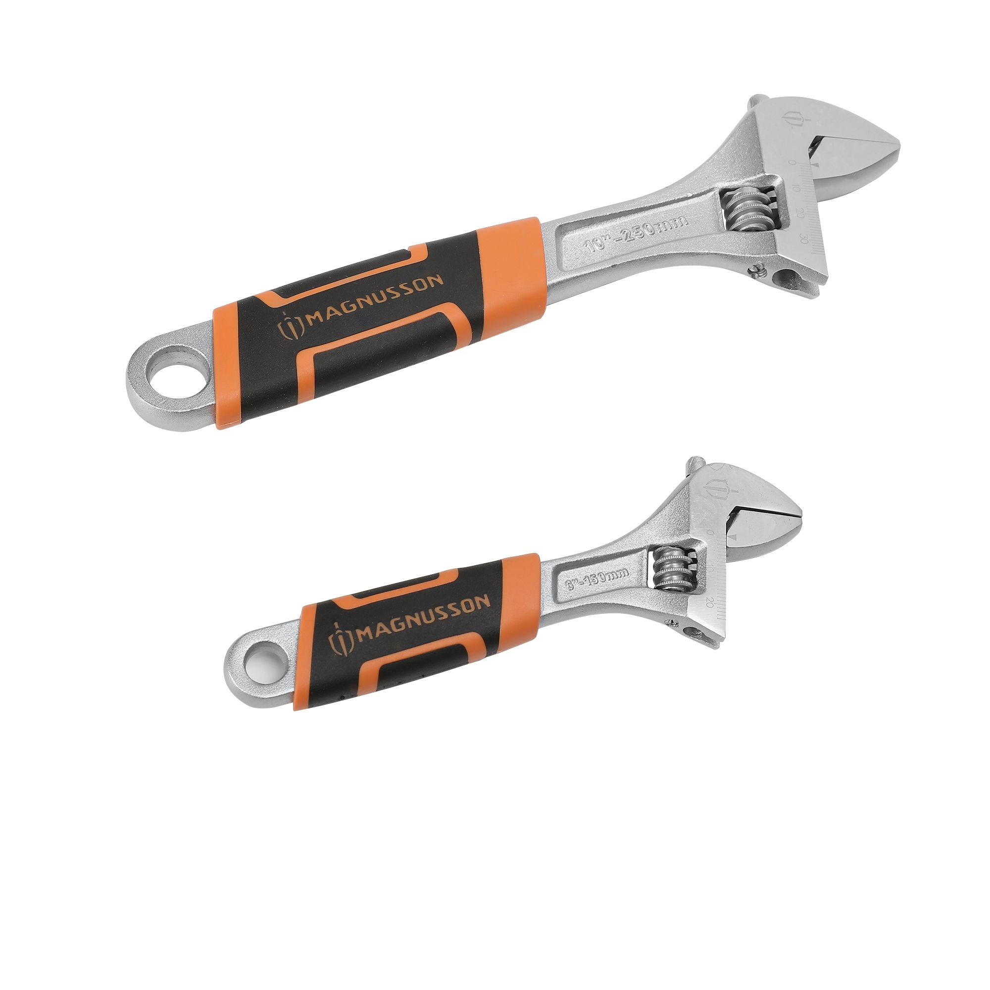 Magnusson 2 piece Adjustable wrench set | DIY at B&Q