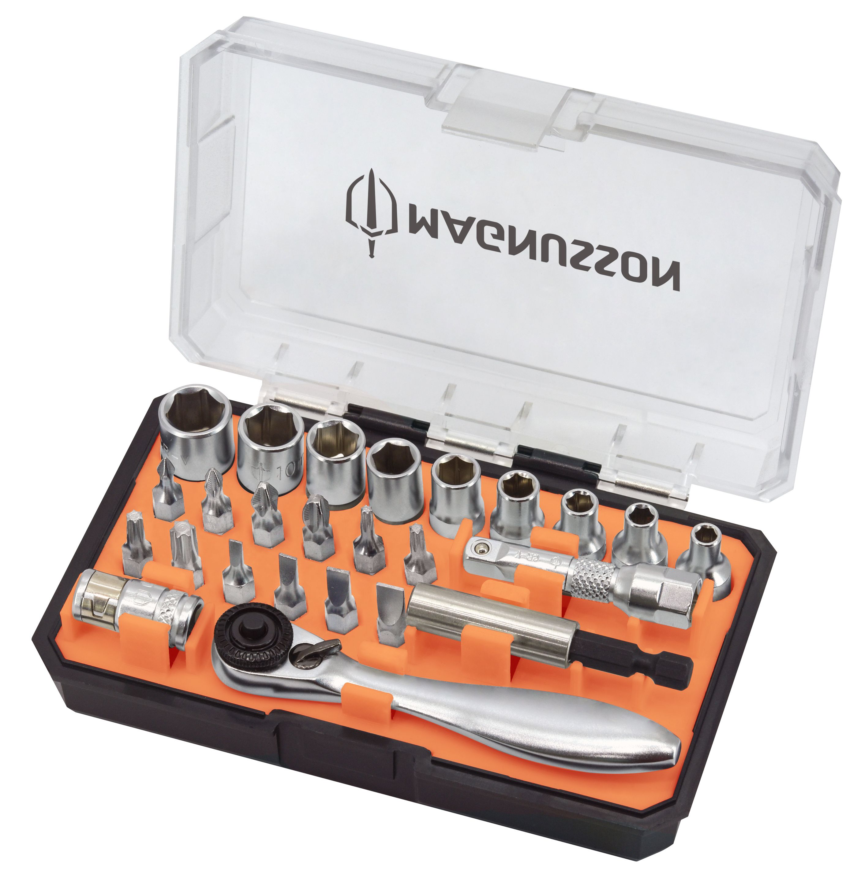 Magnusson 25 piece ¼" Standard Socket set