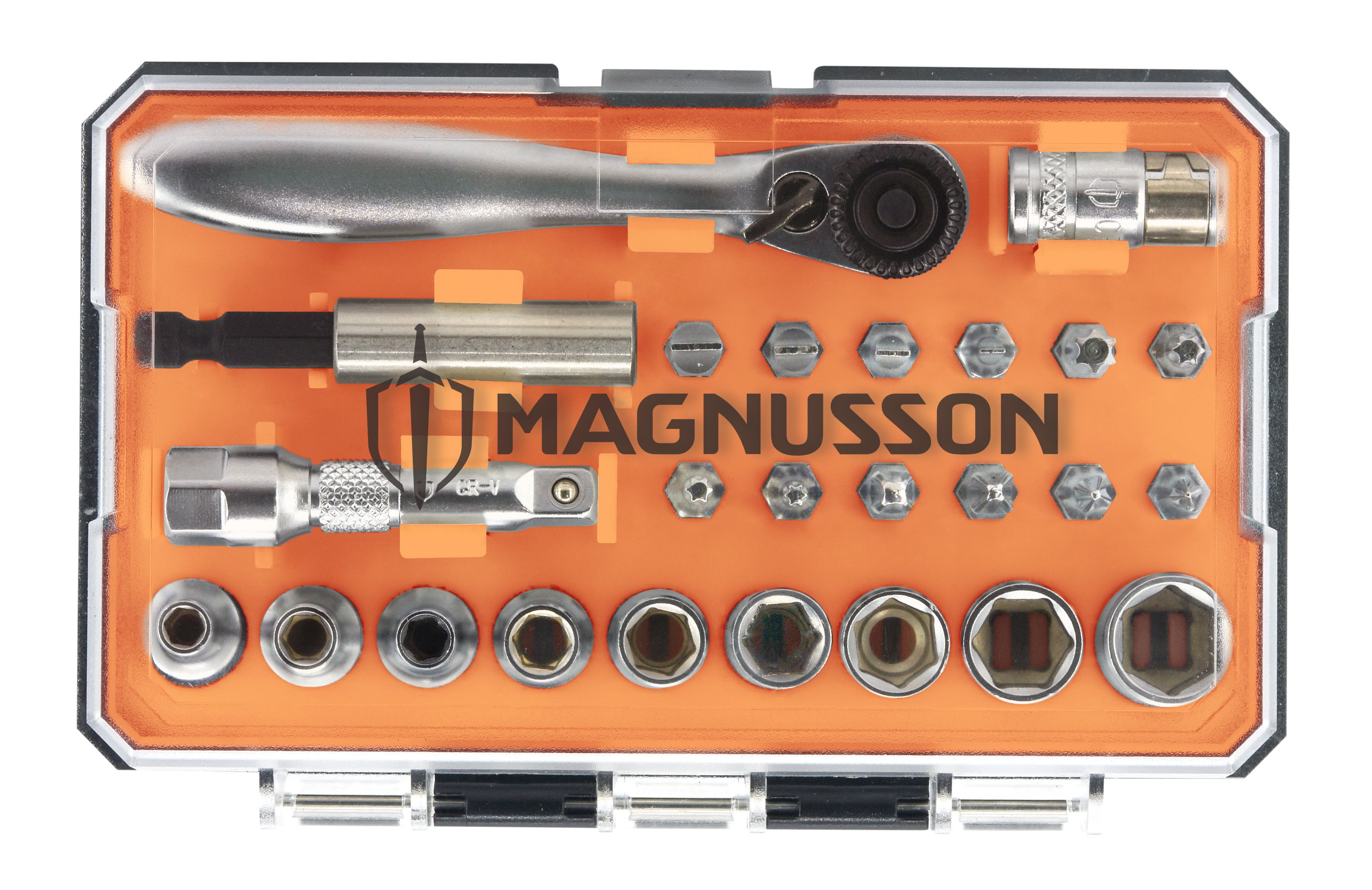 Magnusson 25 piece ¼" Standard Socket set