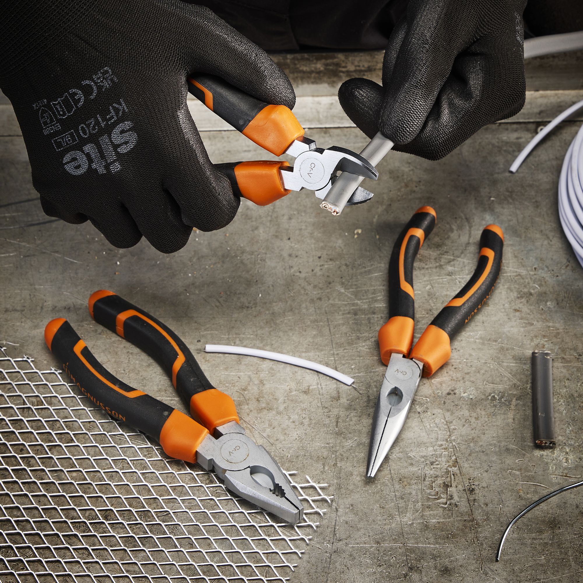 Magnusson 3 piece Chrome vanadium steel Pliers set PL108 Comfort grip