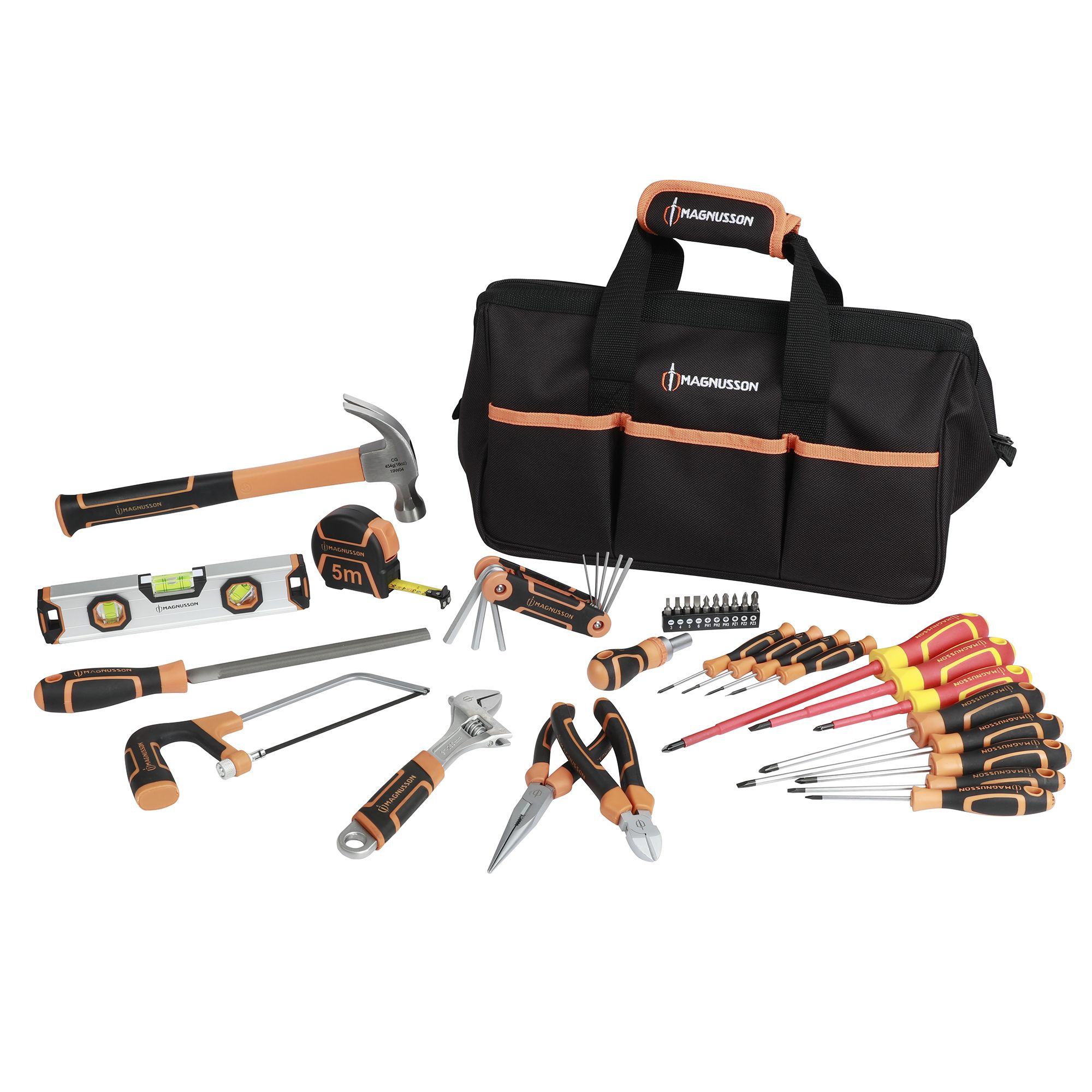 Magnusson 40 piece Orange & black Tool kit | DIY at B&Q