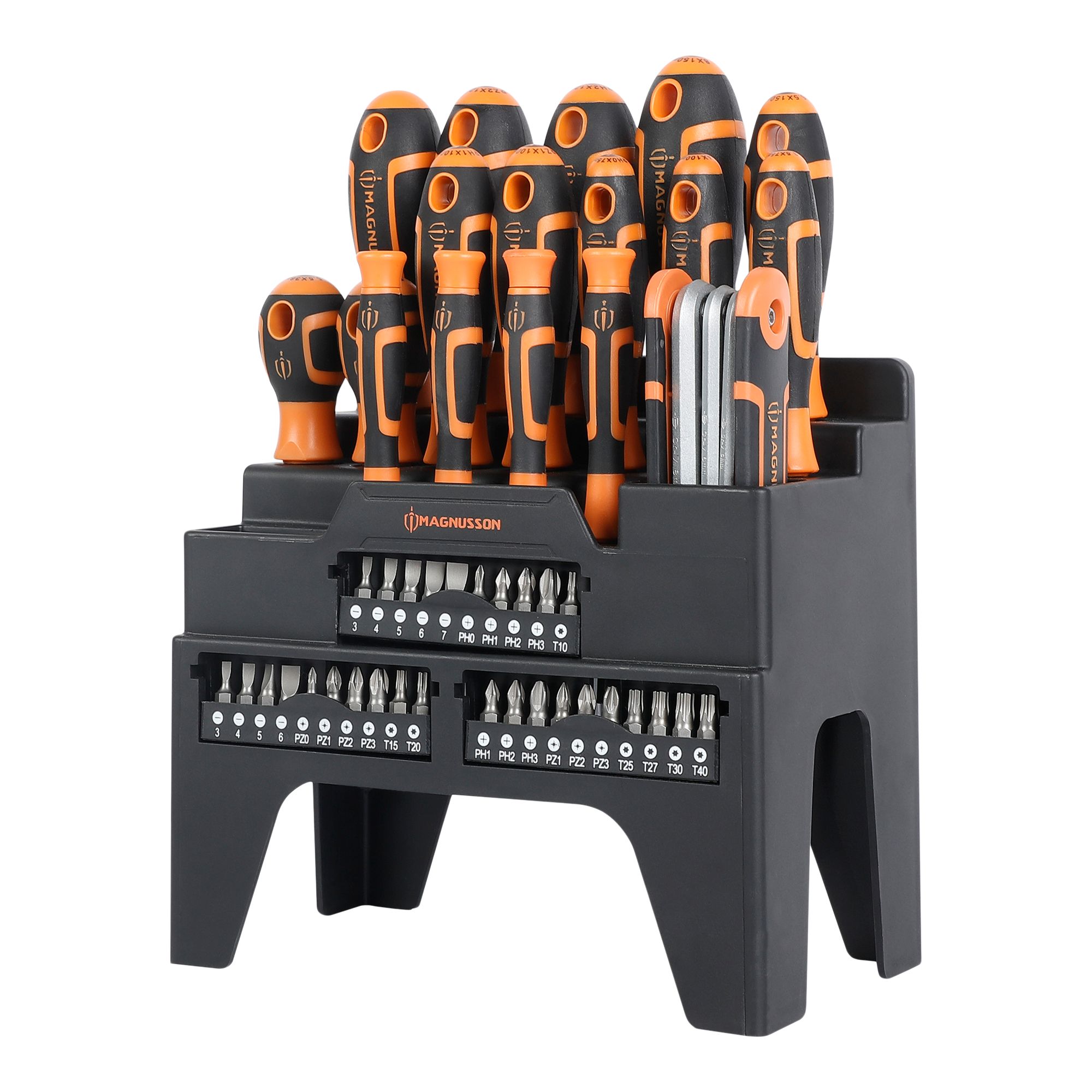 Magnusson 54 Piece Standard Mixed Screwdriver set | DIY at B&Q