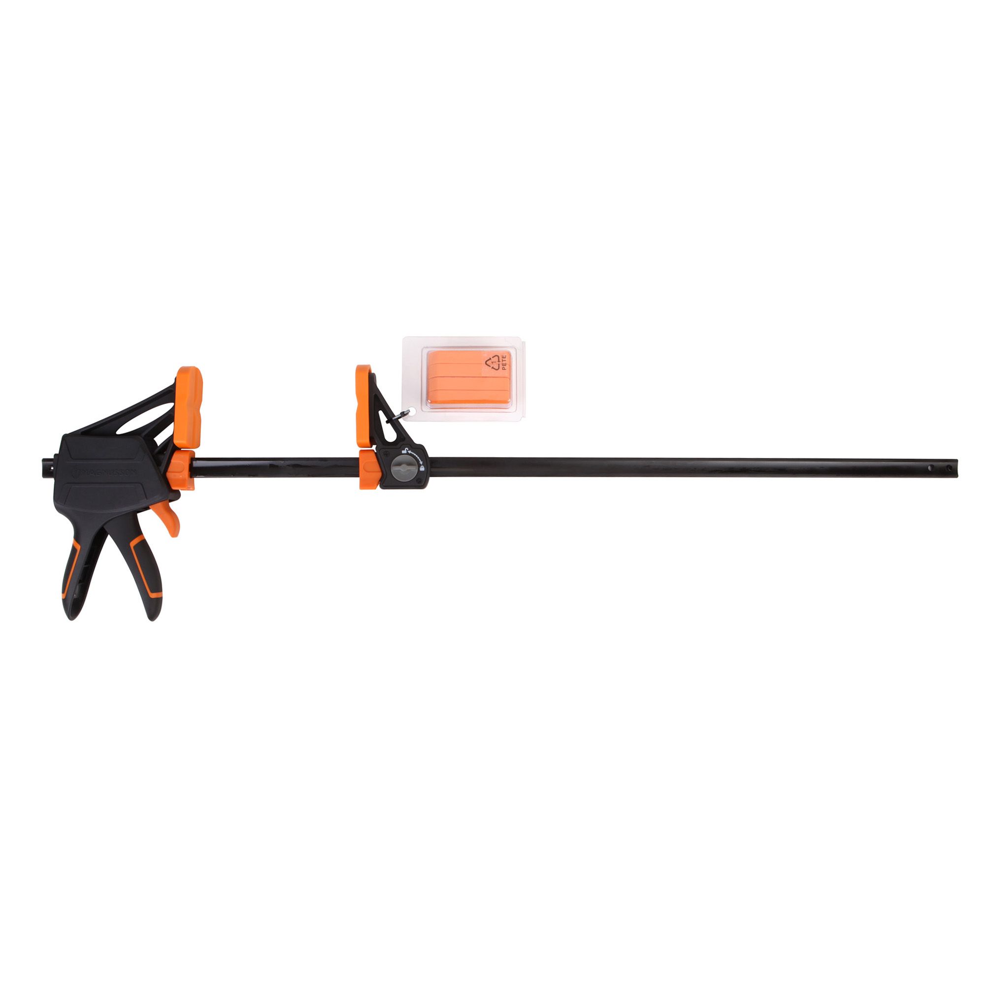 Magnusson 700mm Black & orange Nylon & thermoplastic rubber Bar clamp
