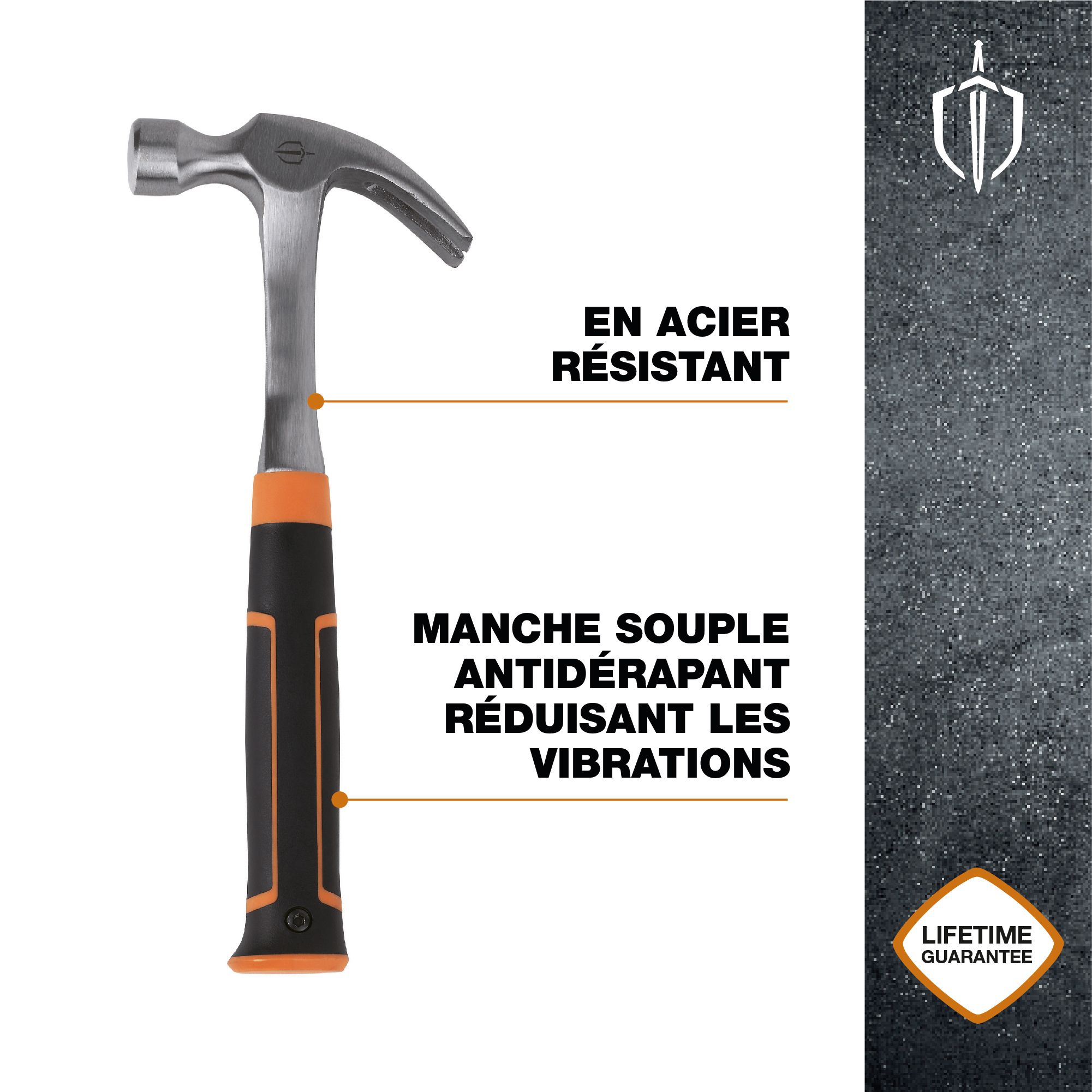 Magnusson Carbon steel Claw Hammer 16oz / 453g - HM04