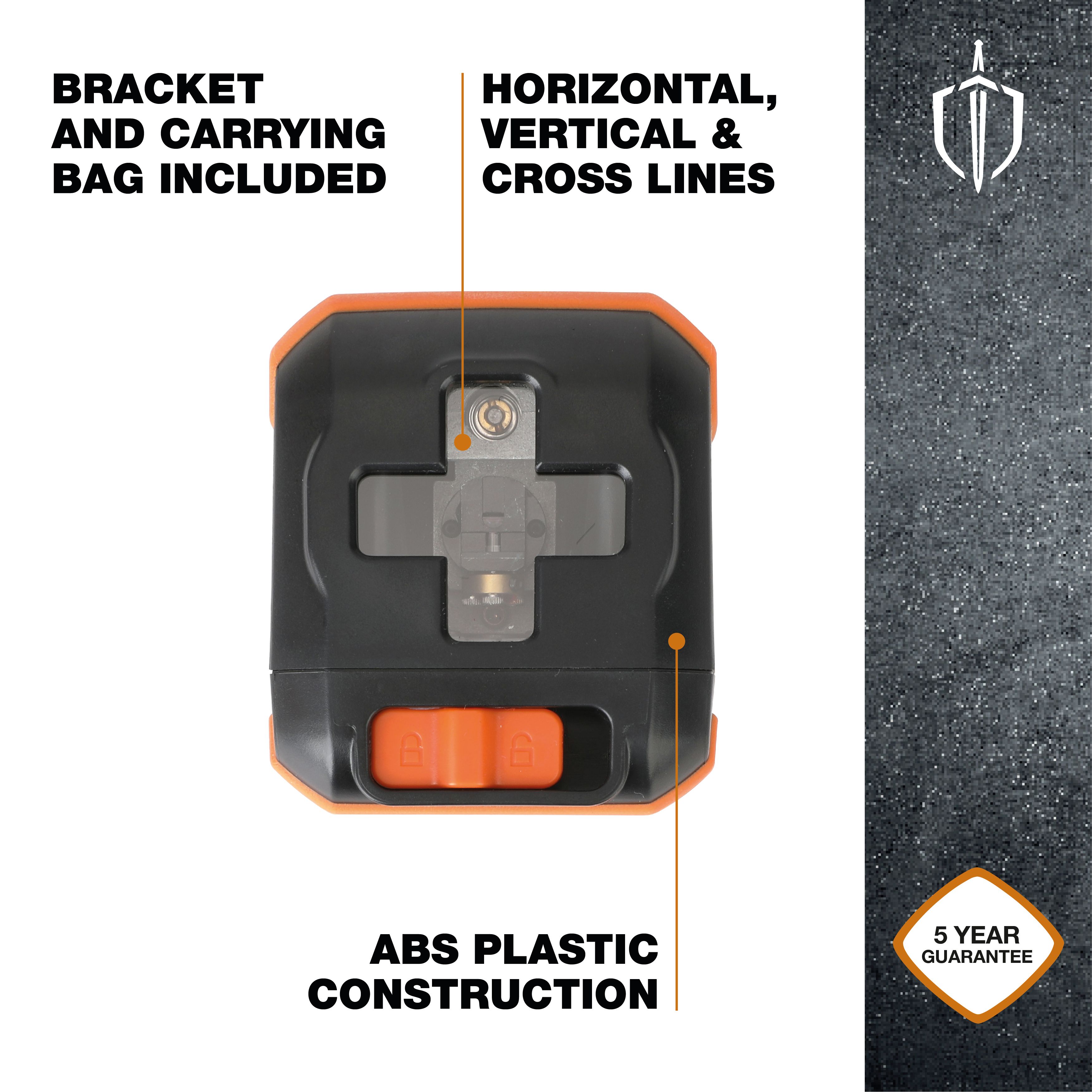 Magnusson Cross line 15m Green Self-levelling Laser level