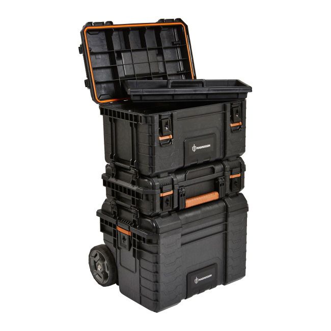 Magnusson Site system 13" High-impact resin Tool chest | DIY at B&Q