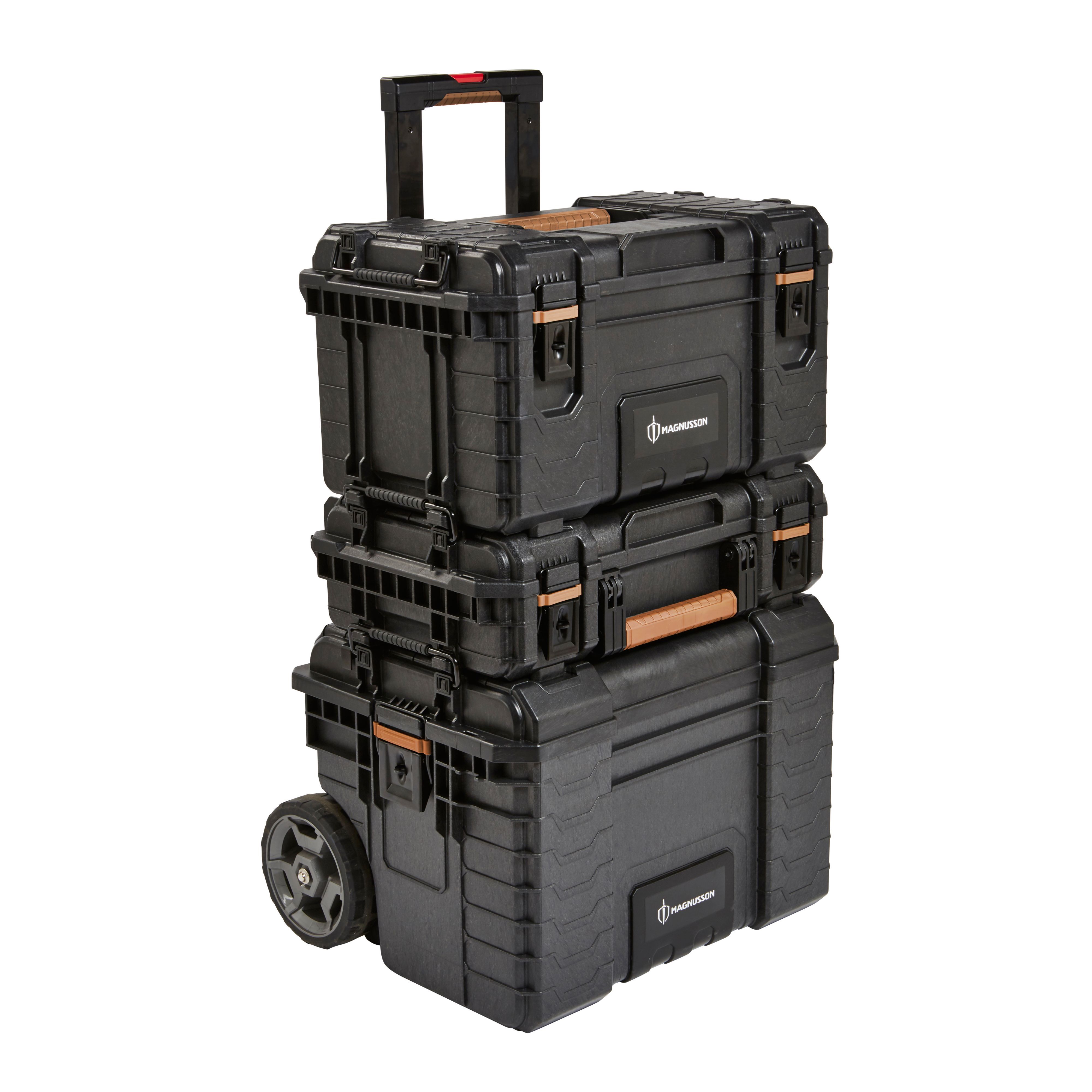 Magnusson Site system 564mm High-impact resin Toolbox | DIY at B&Q
