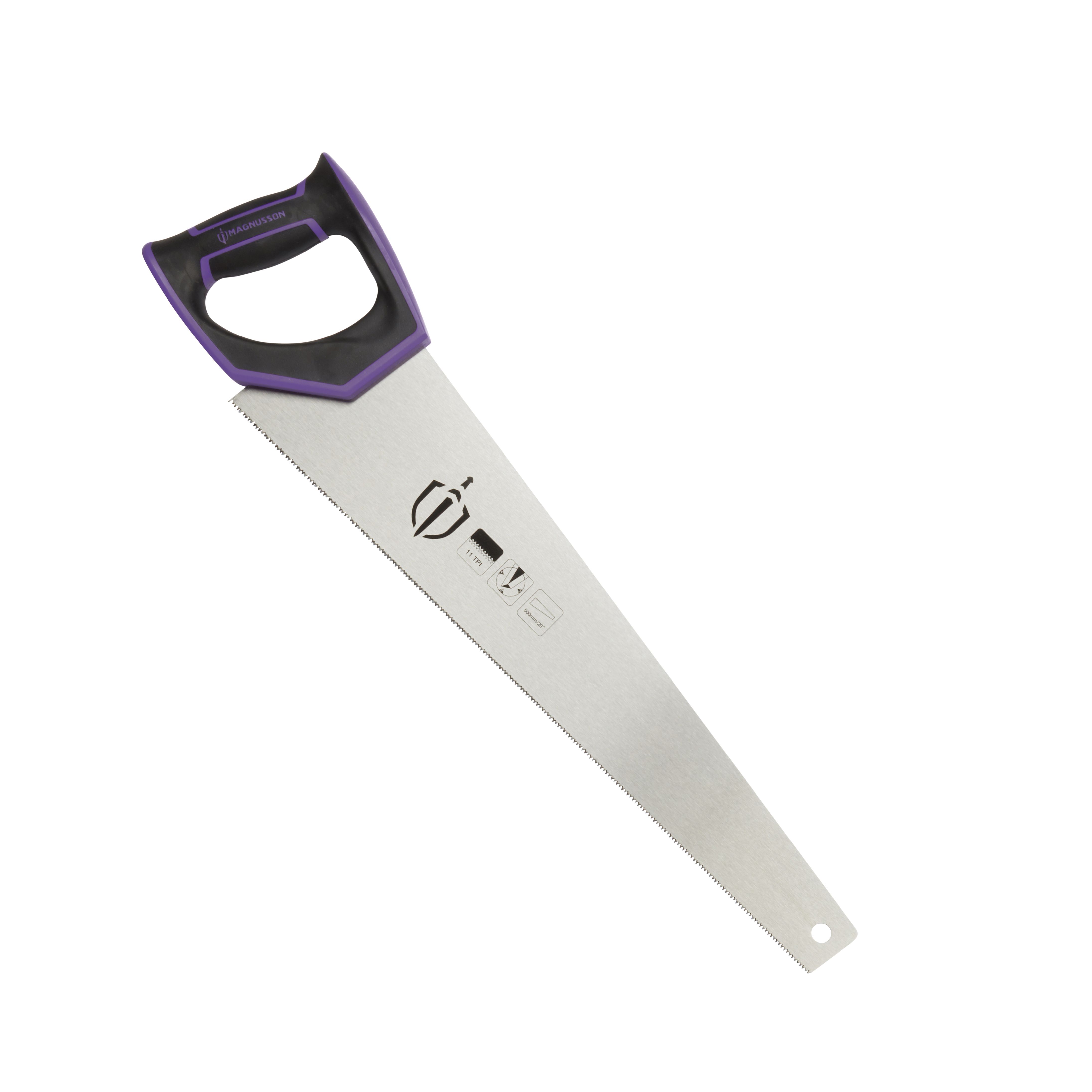 Magnusson UA0 450mm Fine clean Multicolour Wood saw, 11 TPI Bi-material handle 410g