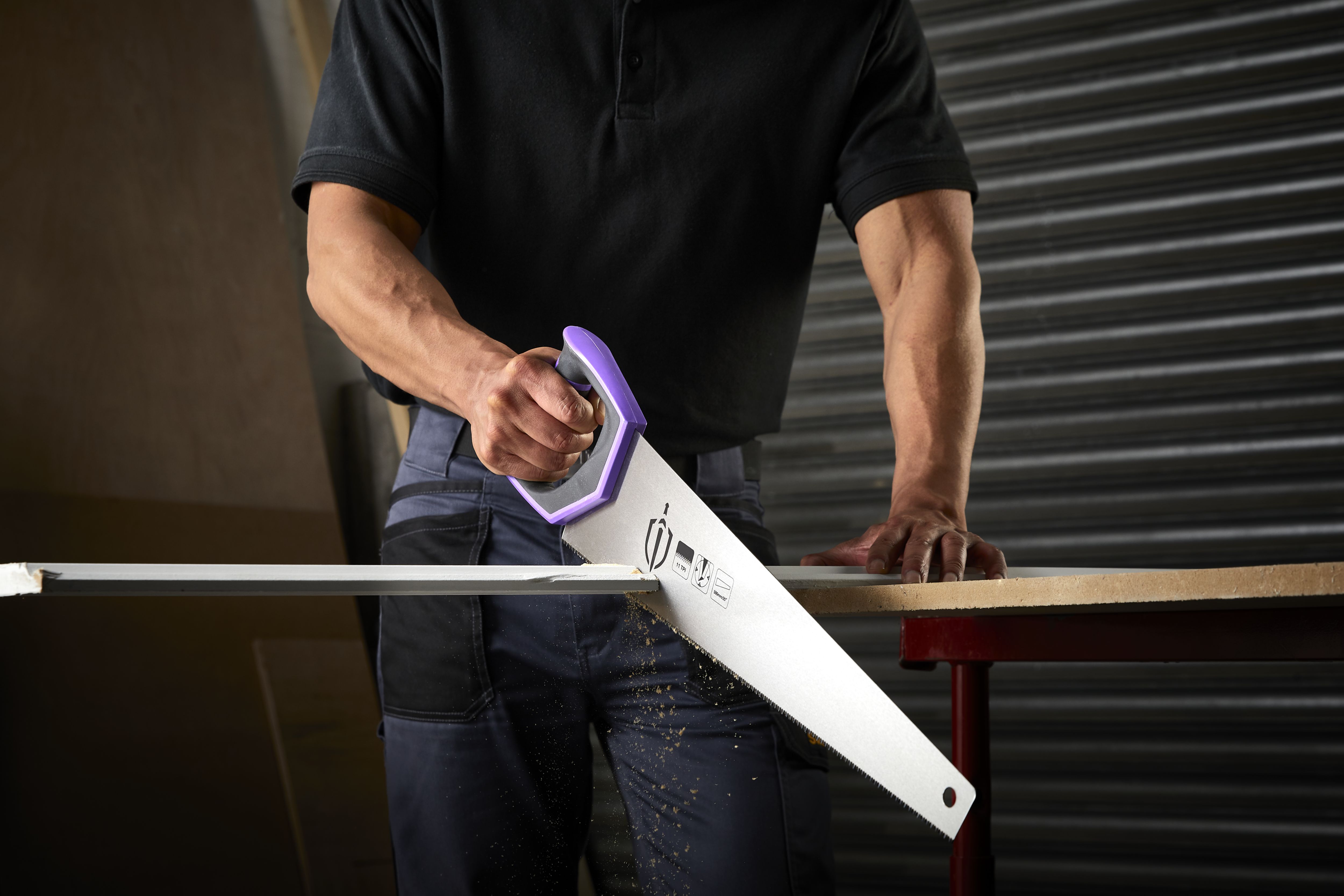 Magnusson UA0 450mm Fine clean Multicolour Wood saw, 11 TPI Bi-material handle 410g