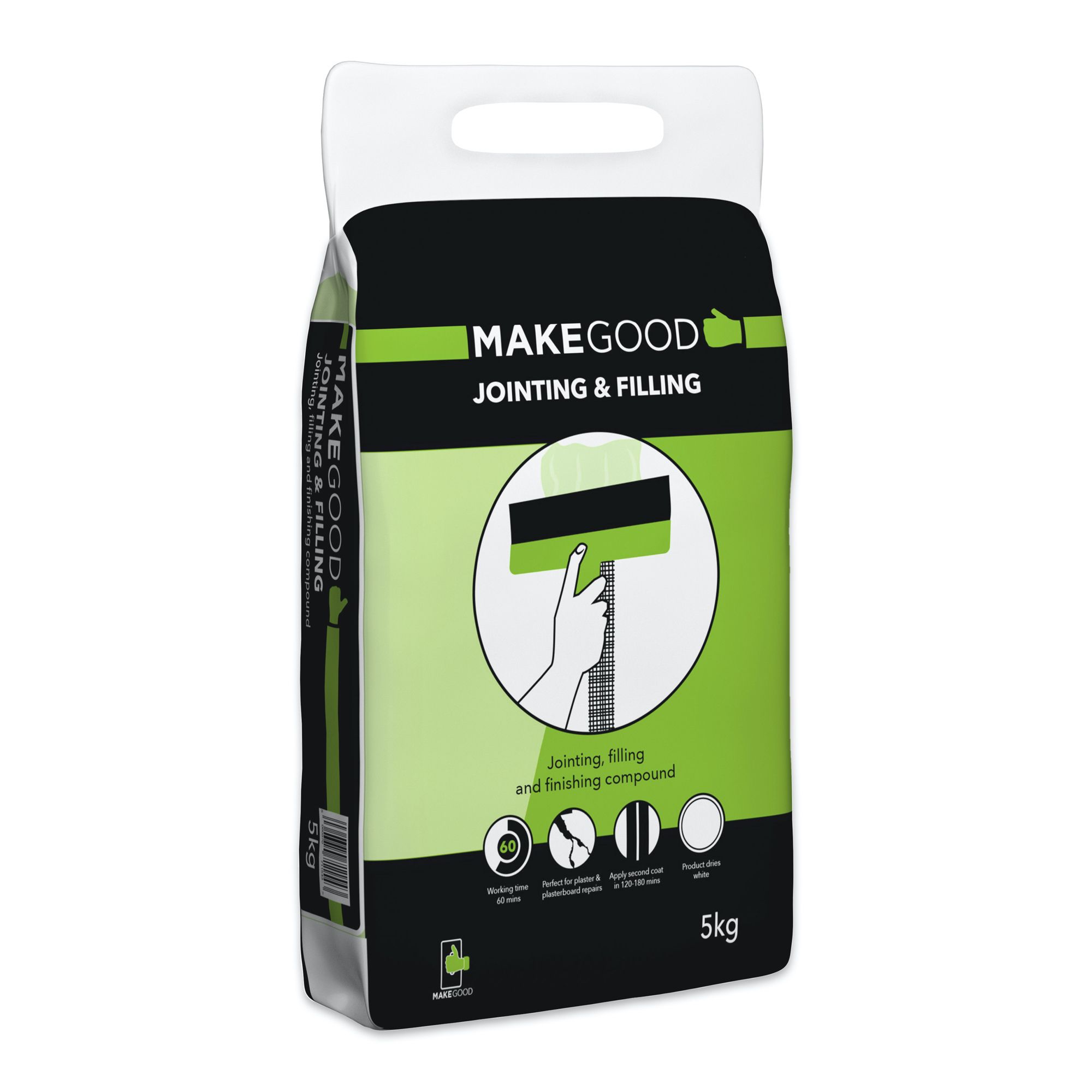 Make Good Plasterboard Jointing, filling & finishing compound 5kg Bag