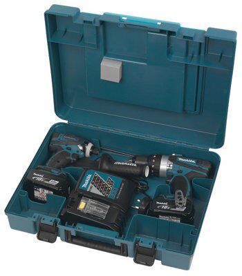 Makita 18V 2 piece Power tool kit (1 x - DLX2005M | DIY at B&Q