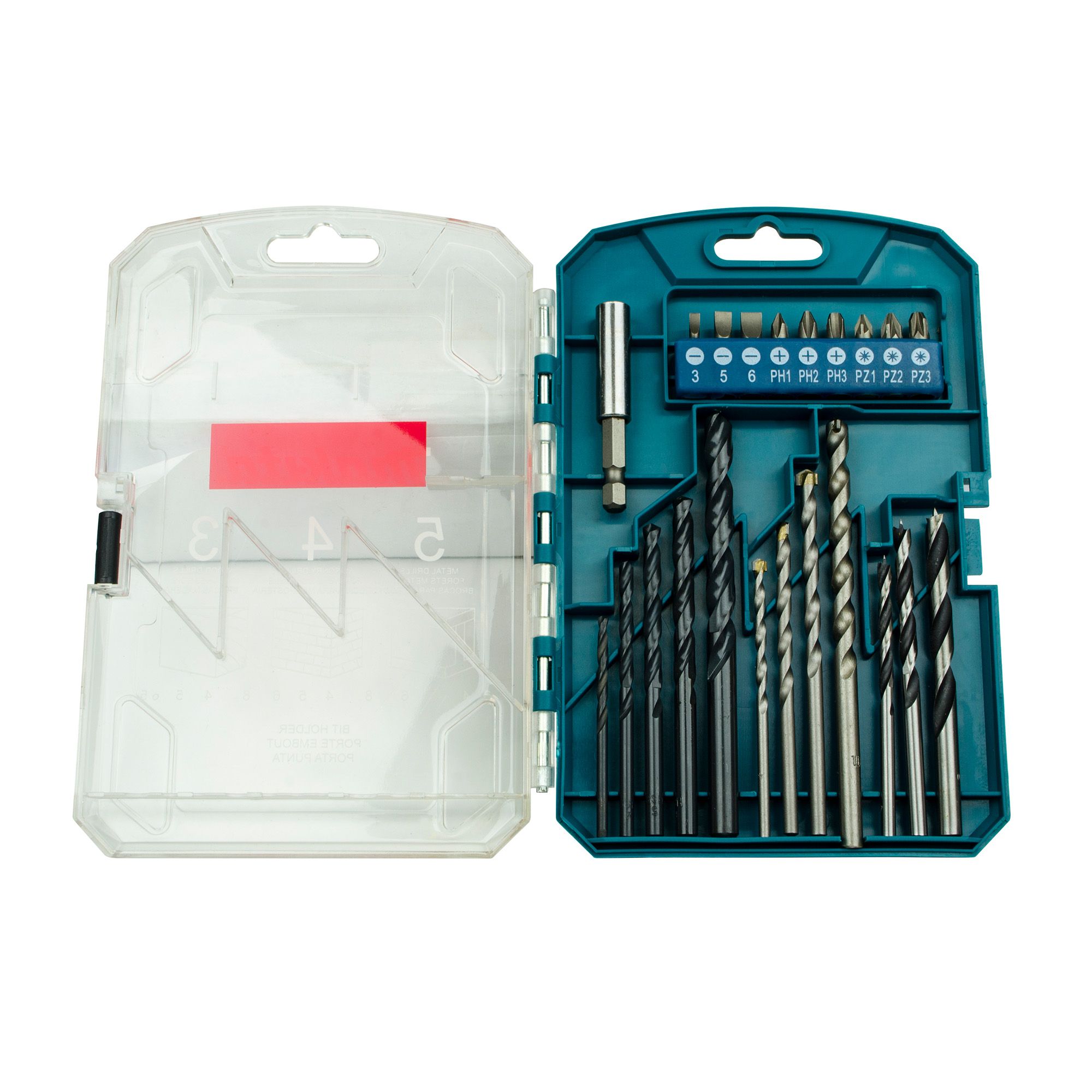 Makita 22 piece Mixed Drill & screwdriver bit set - P-44002 | DIY at B&Q
