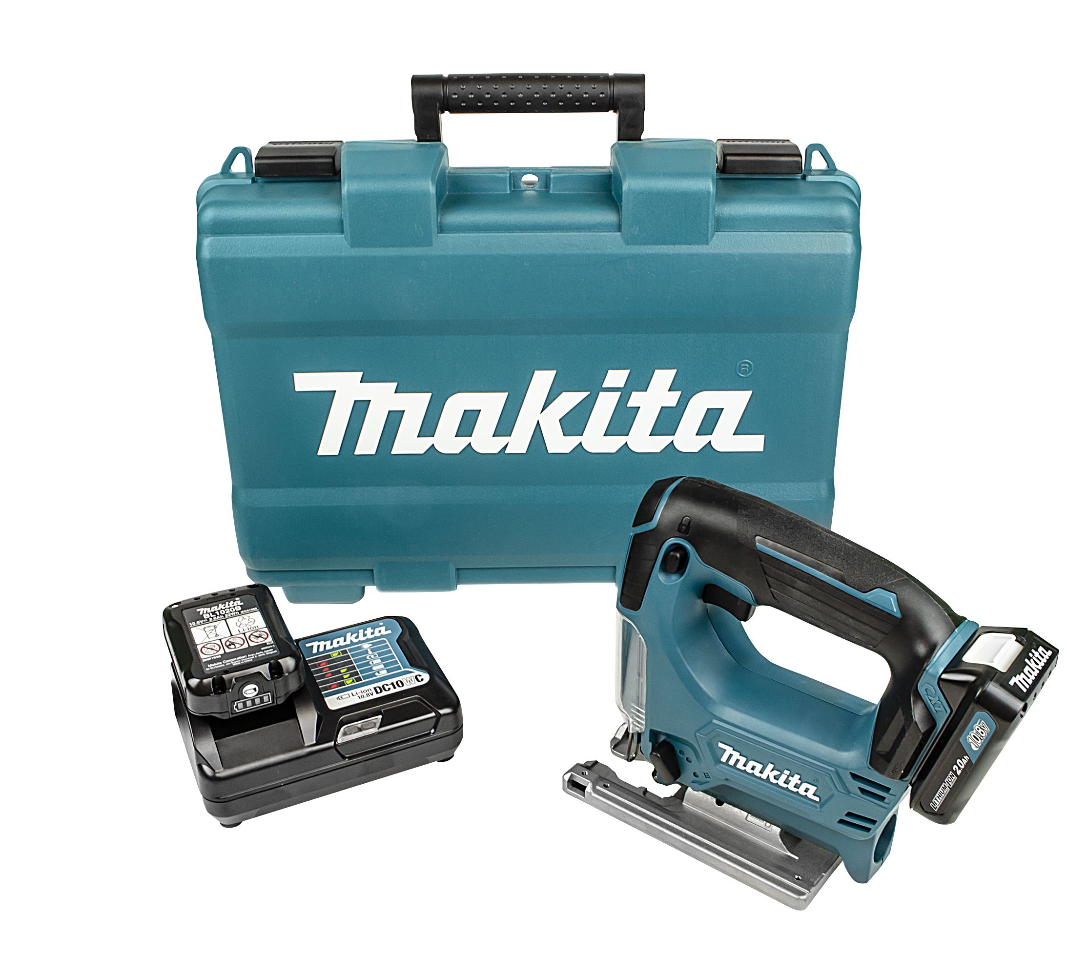 Makita Li-ion 12V Cordless Jigsaw (2 x 2Ah) - JV101DWAE