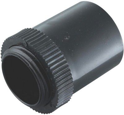 MALE ADAPTORS 20MM BLACK PACK OF