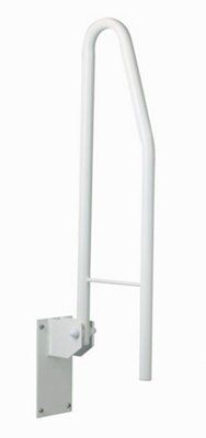 Buy MANGAR SWING UP GRAB RAIL WHITE | DIY at B&Q