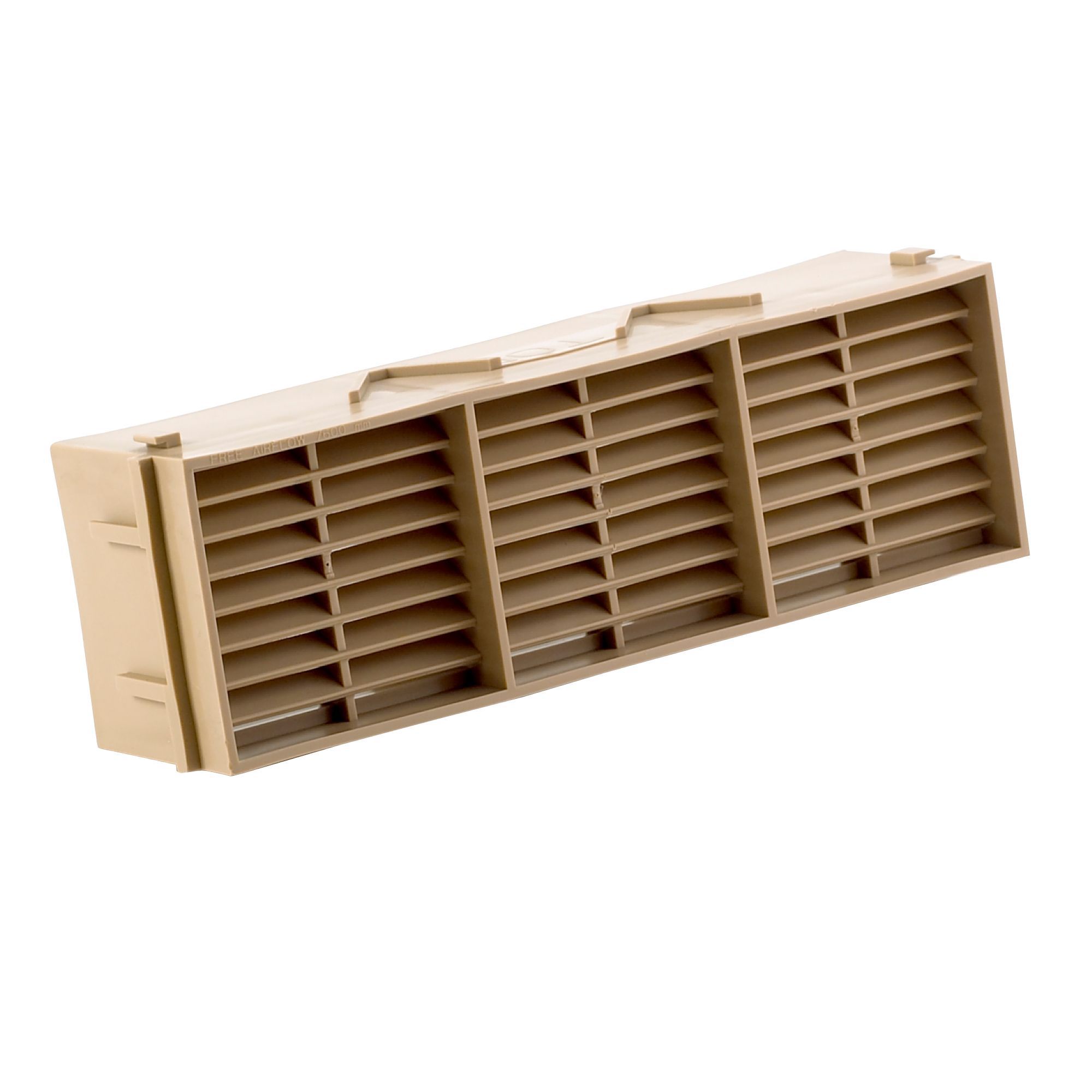 Manrose Beige Rectangular Brick vent V55010BU, (H)76mm (W)229mm | DIY ...