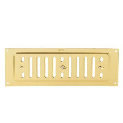 Manrose Gold effect Adjustable vent V1800G, (H)76mm (W)229mm | DIY at B&Q