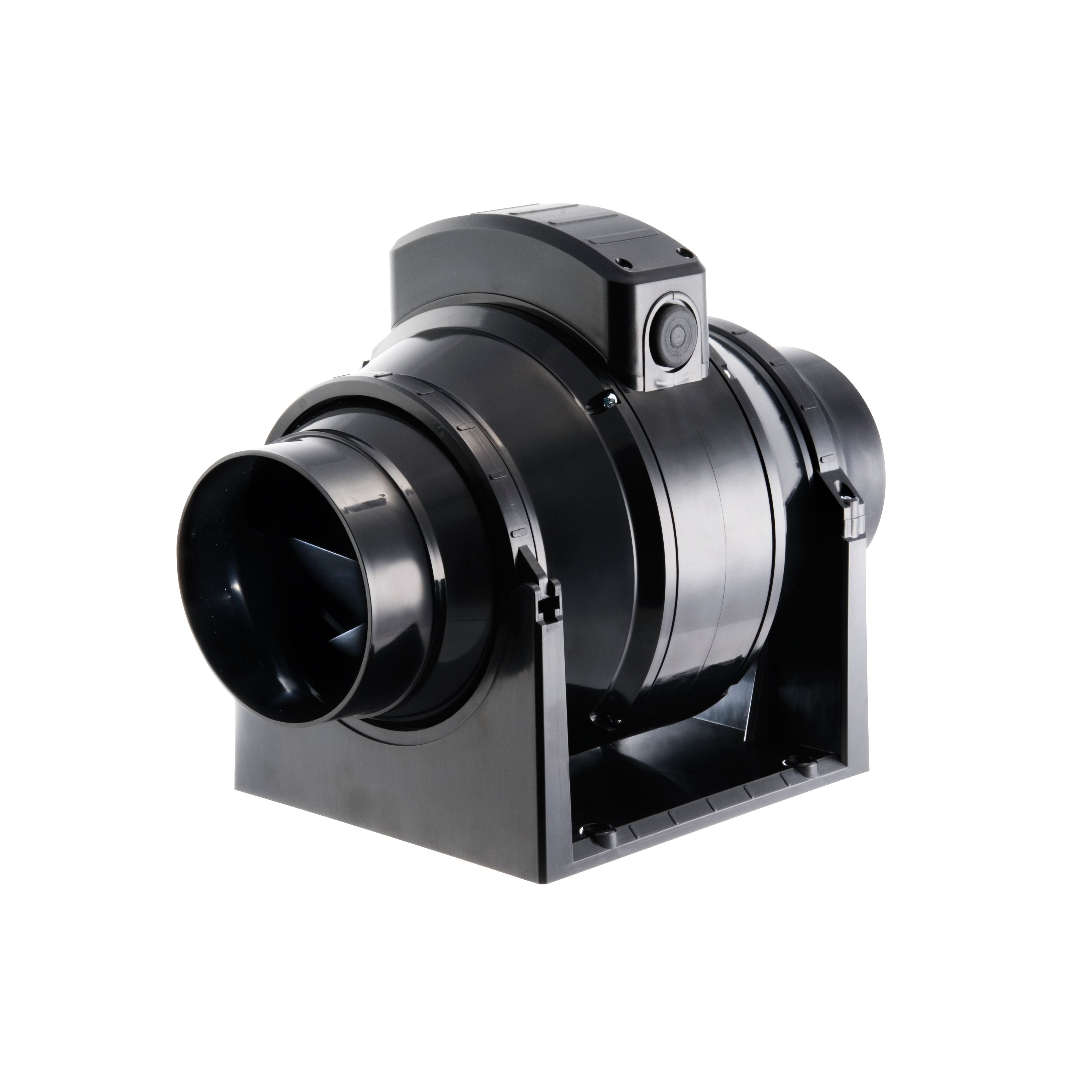 Manrose MF100T In-line fan (Dia)98mm at B&Q