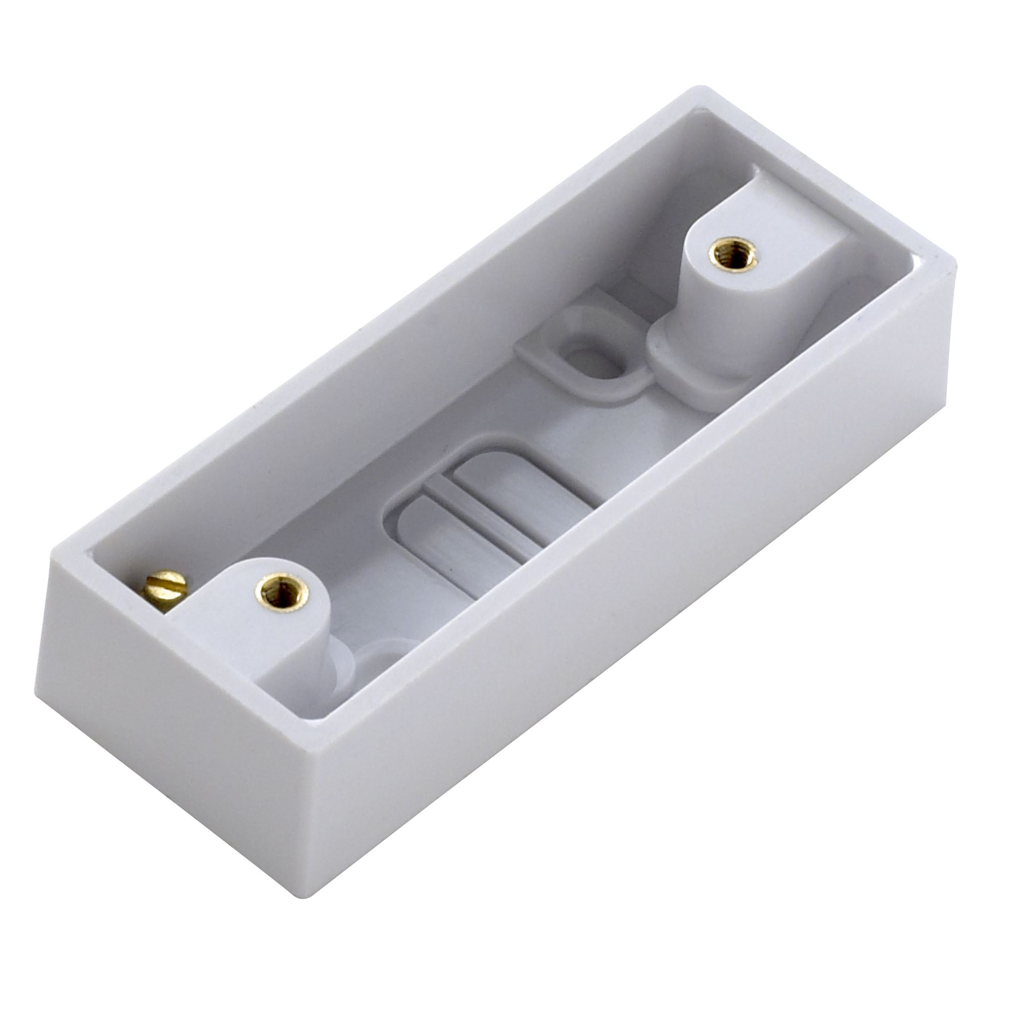 Marbo Plastic 16mm Single Moulded box | DIY at B&Q