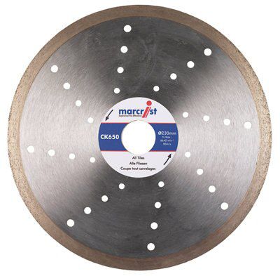 Marcrist 150mm x 25.4mm Continuous rim diamond blade