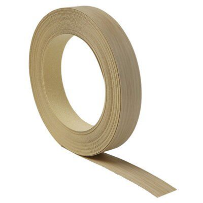 Marletti Oak effect Natural Worktop edging tape, (L)10m