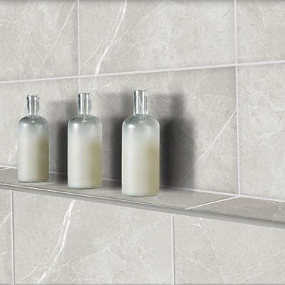 Marmor Marble Matt Ceramic Indoor Wall & floor Tile, Pack of 6, (L ...