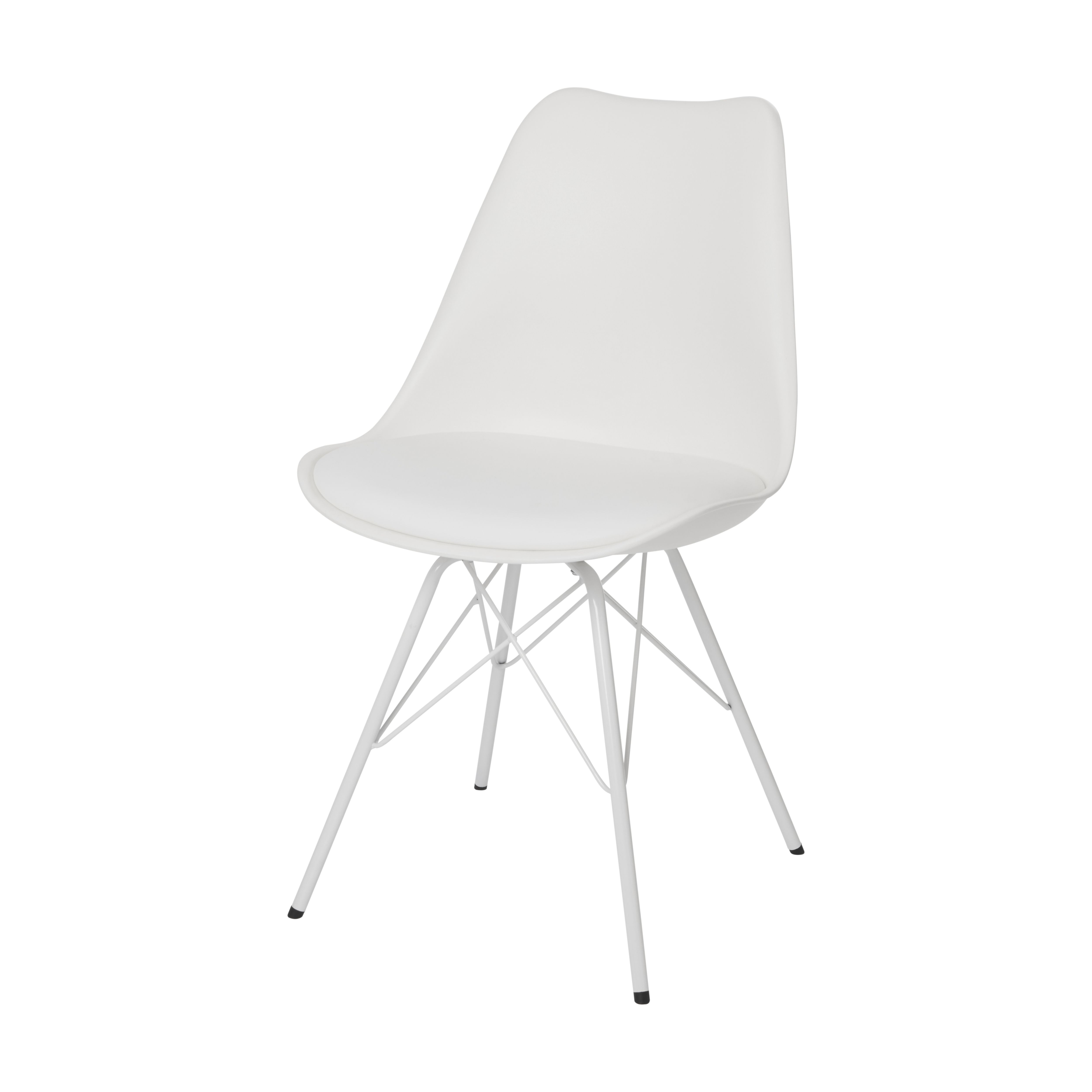 Marula White Chair (H)840mm (W)4800mm (D)530mm | DIY at B&Q