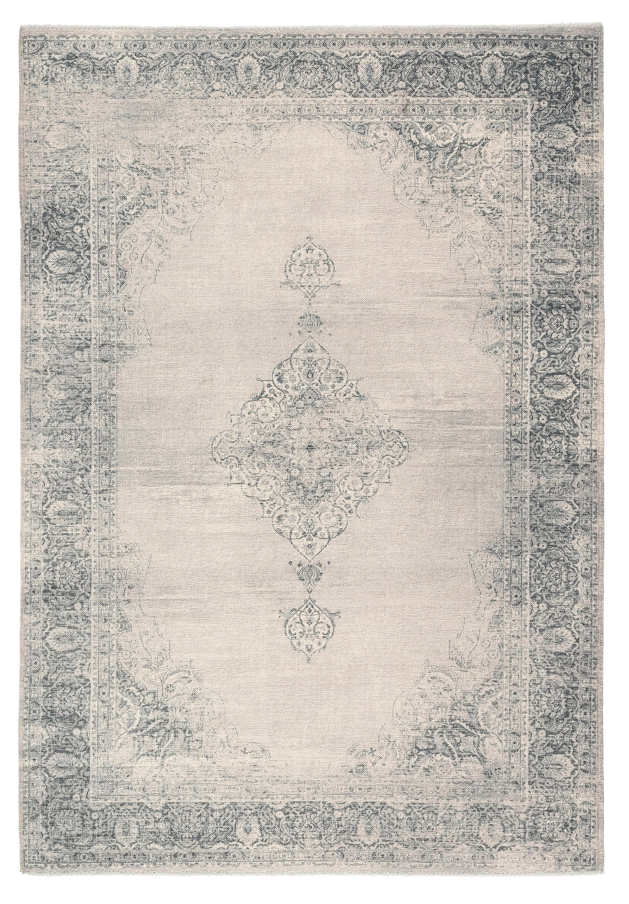 Mary Lou Cream Traditional Extra large Rug, (L)280cm x (W)195cm | DIY ...