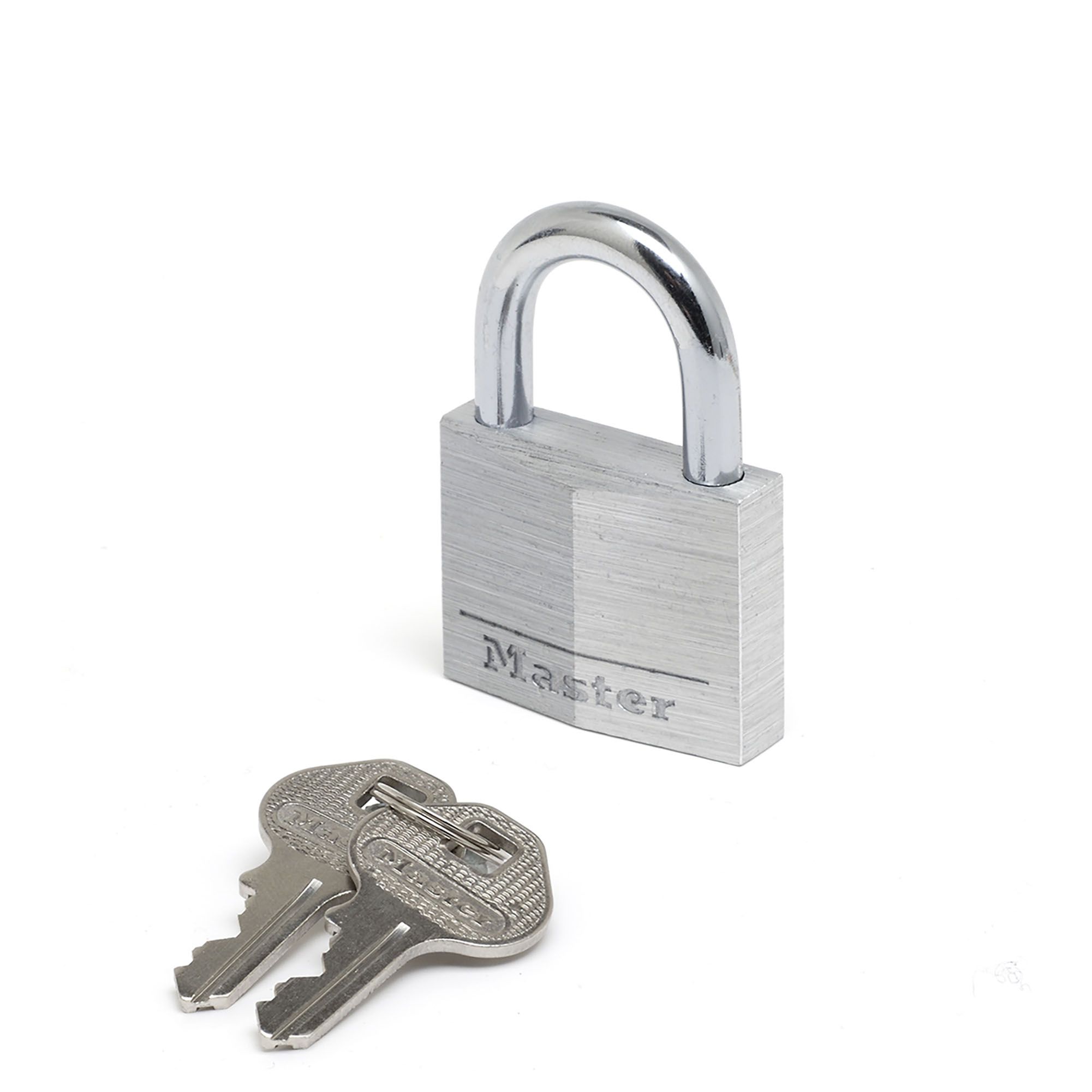 Master Lock Aluminium Long shackle Padlock (W)40mm | DIY at B&Q