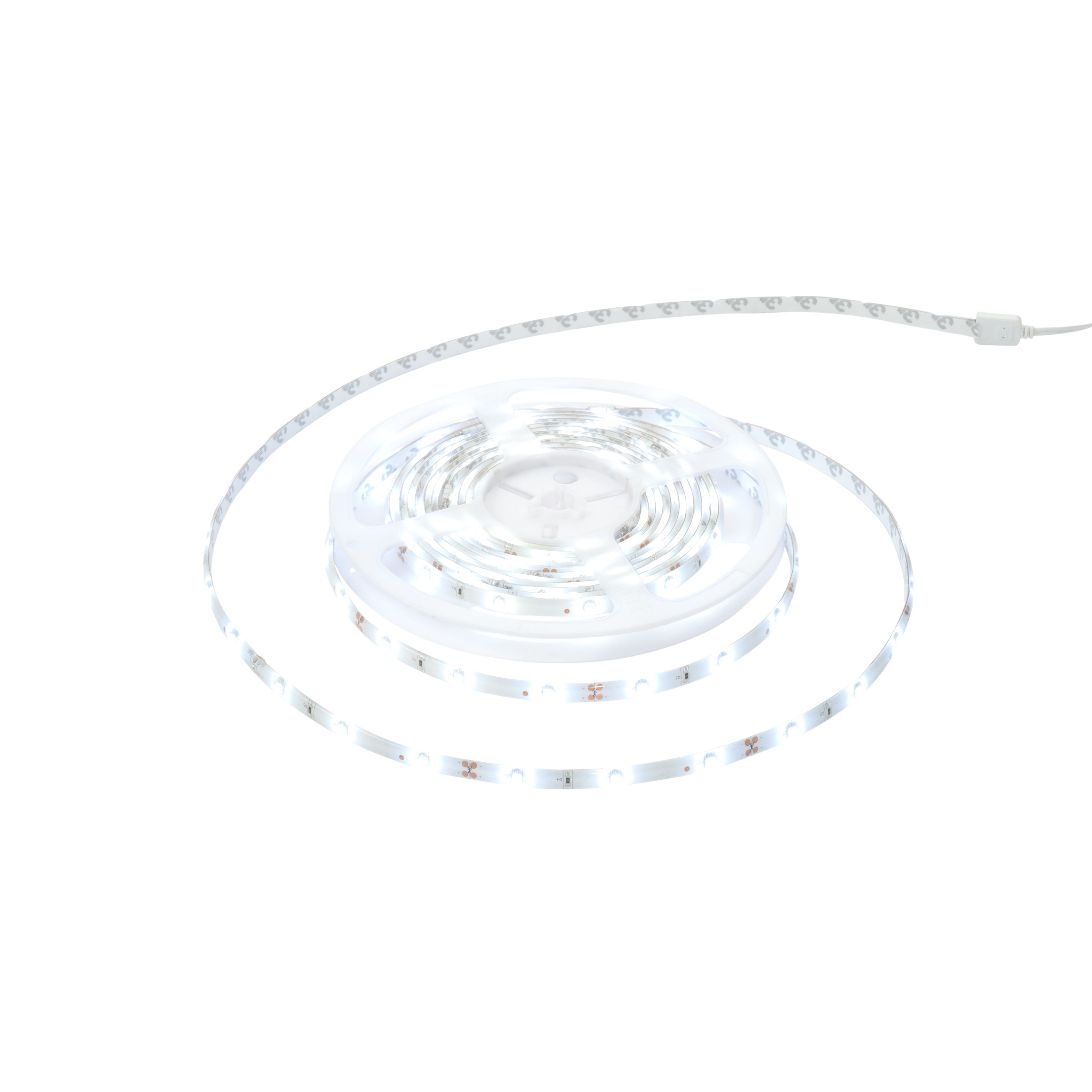 Masterlite Mains-powered LED Warm white Strip light IP20 750lm (L)5m ...