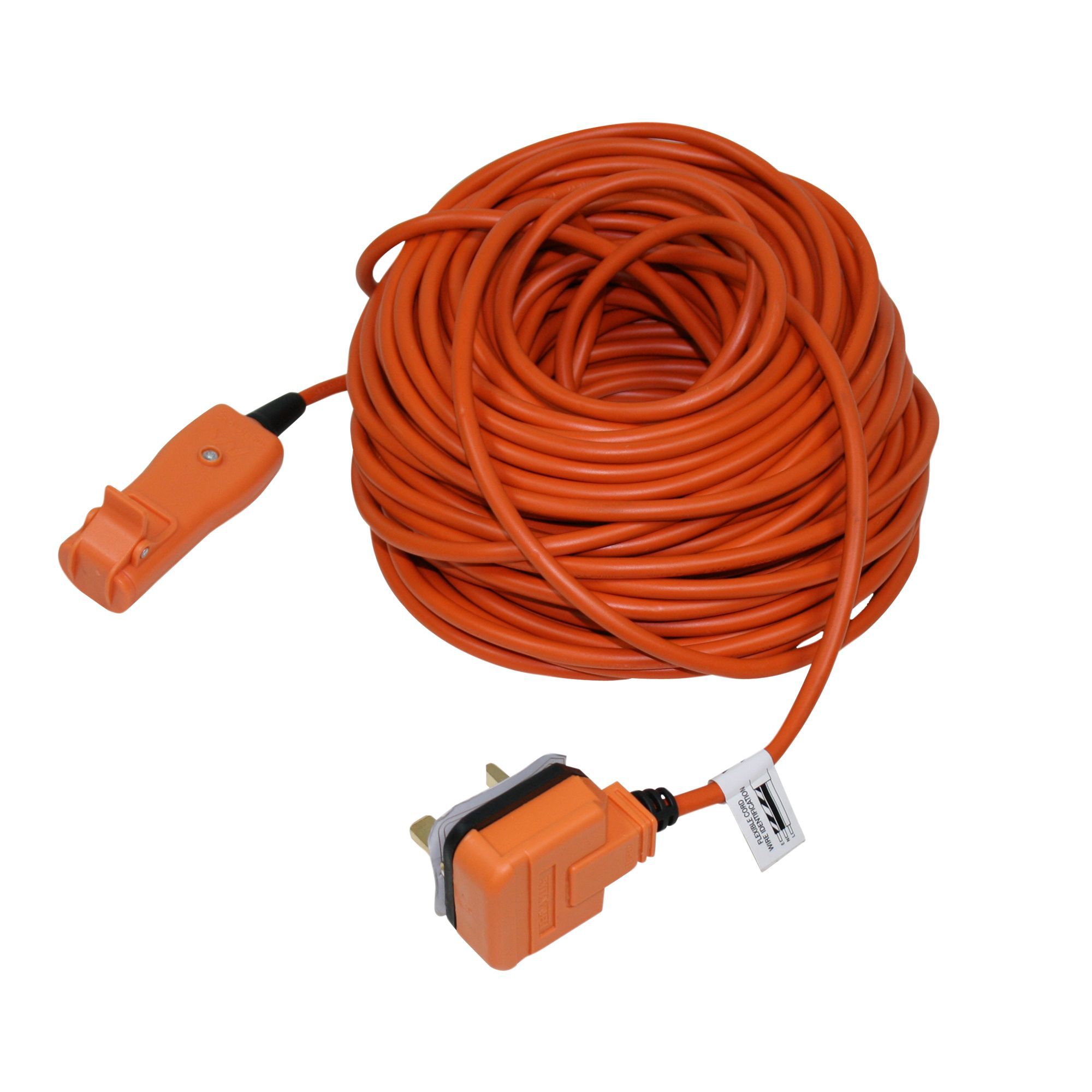 Masterplug 1 socket 10A Orange Extension lead, 30m | DIY at B&Q