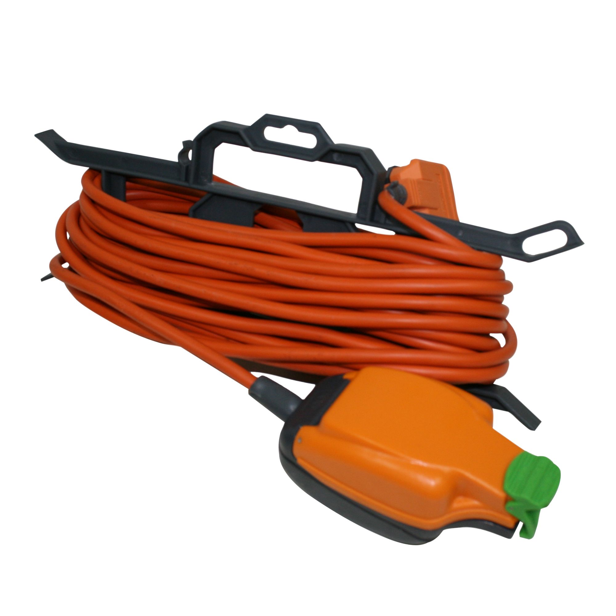 Masterplug 1 socket 13A Orange Extension lead, 15m | DIY at B&Q