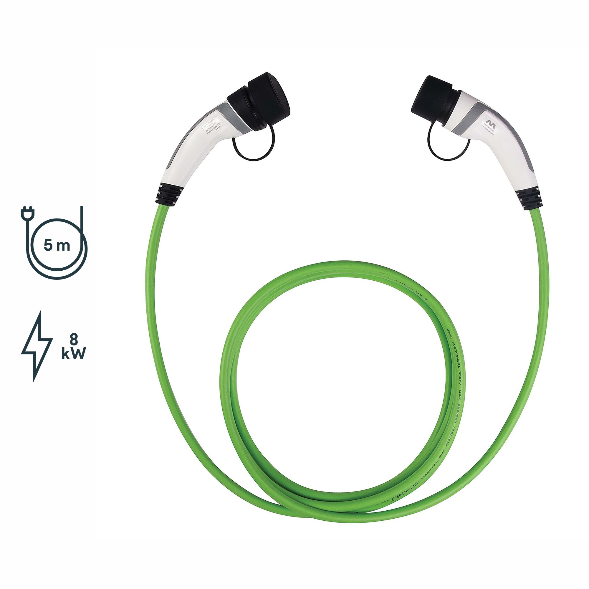 Masterplug 32A 7kW Mode 3 Type 2 to Type 2 Electrical vehicle charging ...