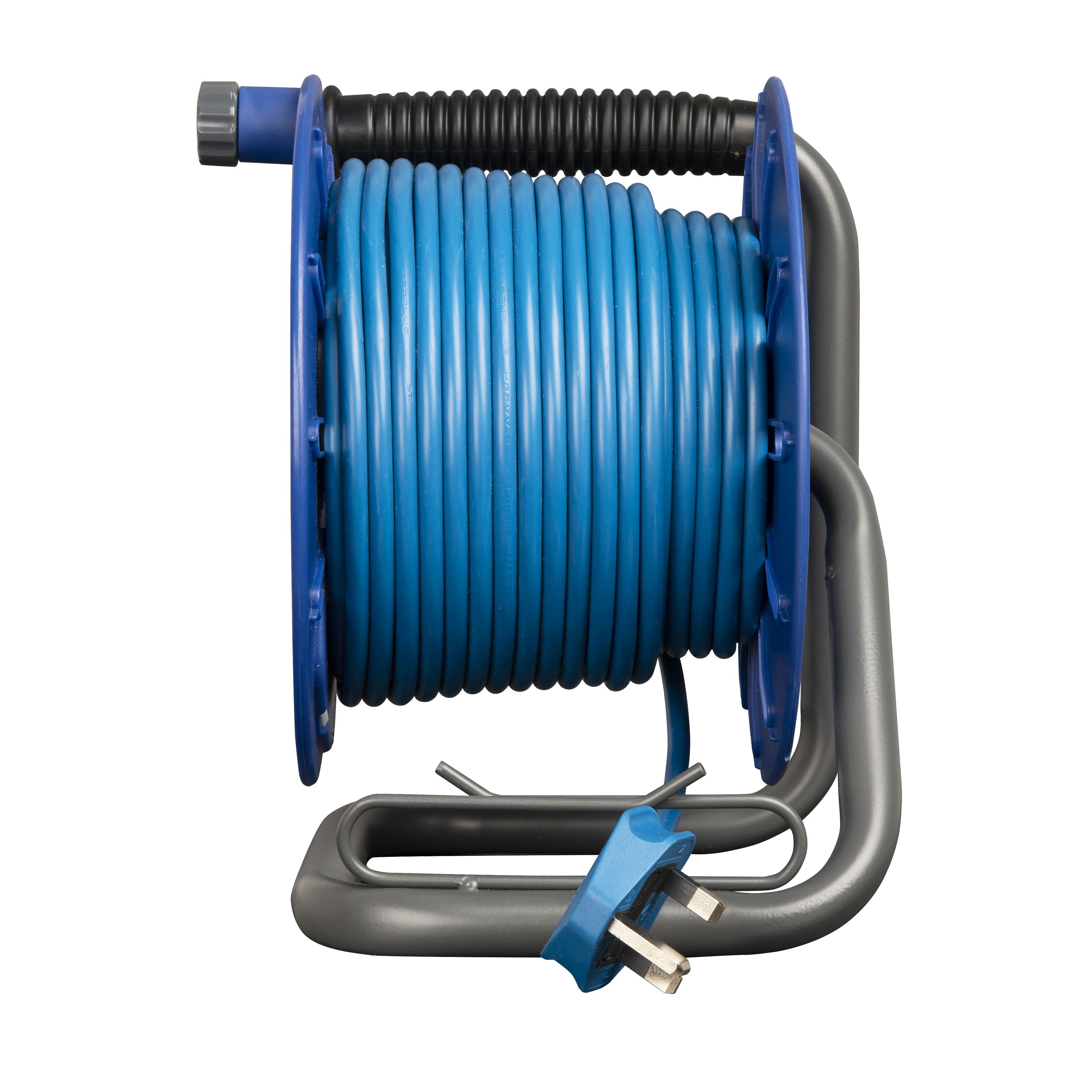 Masterplug Blue Indoor & outdoor Cable reel, 20m