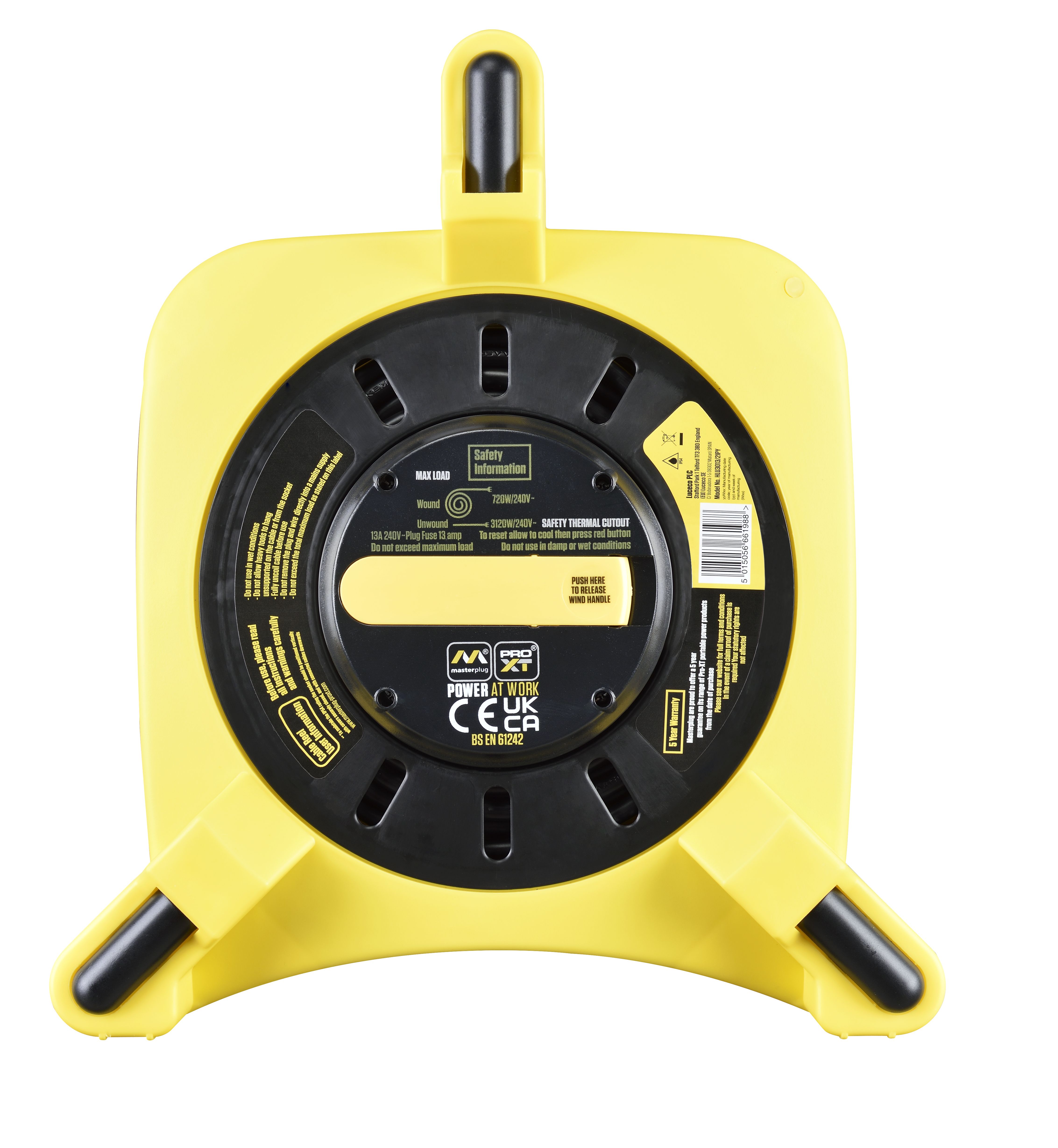 Masterplug IP54 Rated 2 socket Yellow & black Indoor & outdoor Cable ...