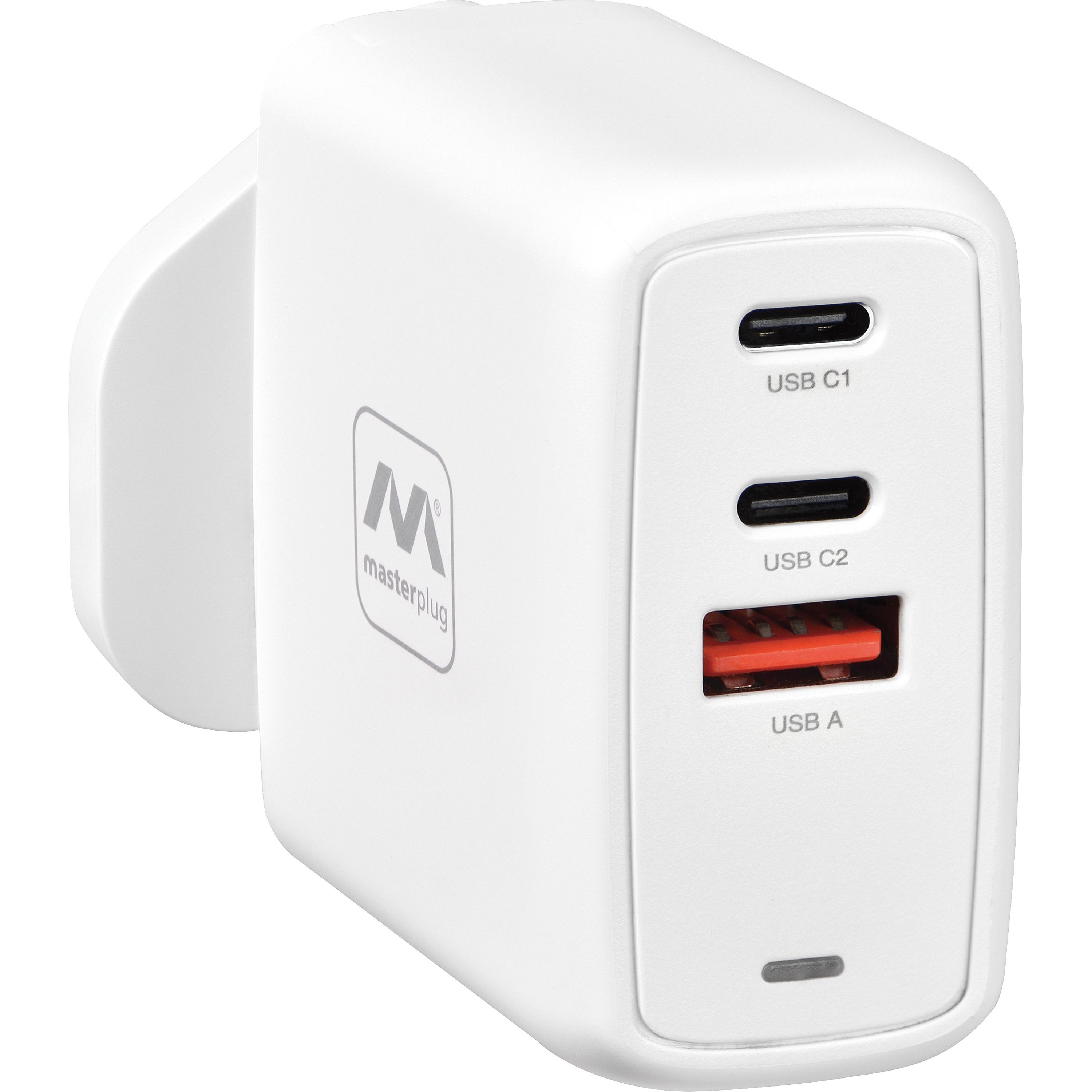 Masterplug USB adaptor plug for Android, iOS & Windows