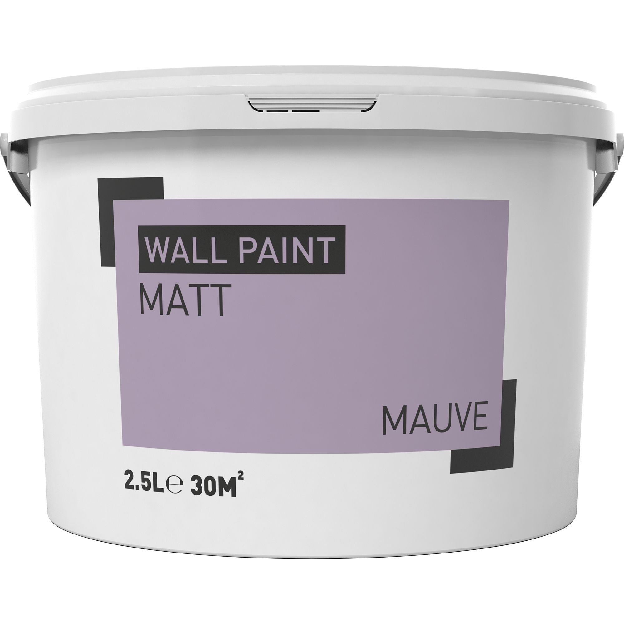 Mauve Matt Wall & ceiling Emulsion paint, 2.5L