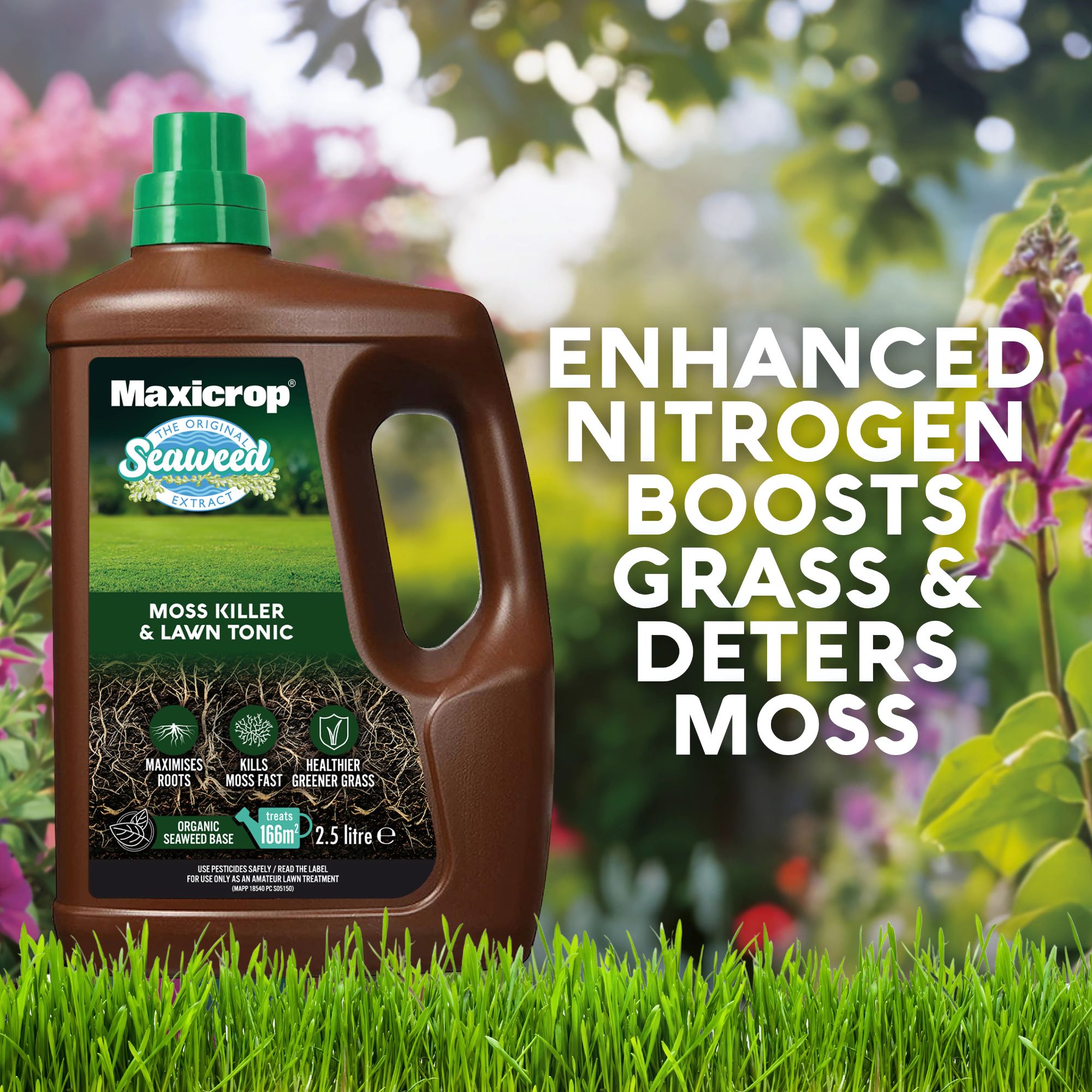 Maxicrop Concentrated Moss killer & Lawn Tonic 2.5L Liquid