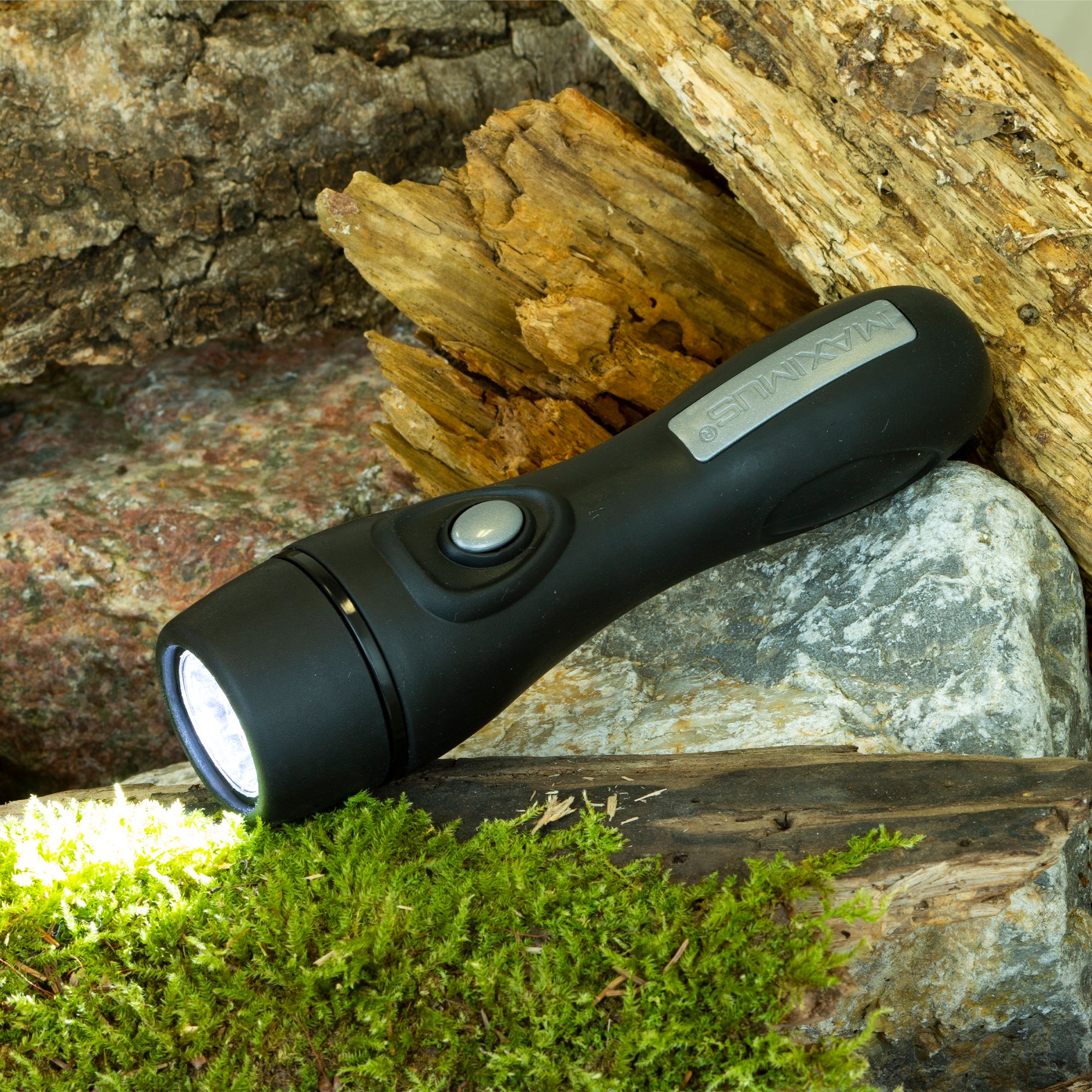Maximus Black 125lm LED Battery-powered Torch