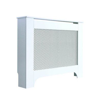 Mayfair Medium White Radiator cover 815mm(H) 1115mm(W) 190mm(D) | DIY ...