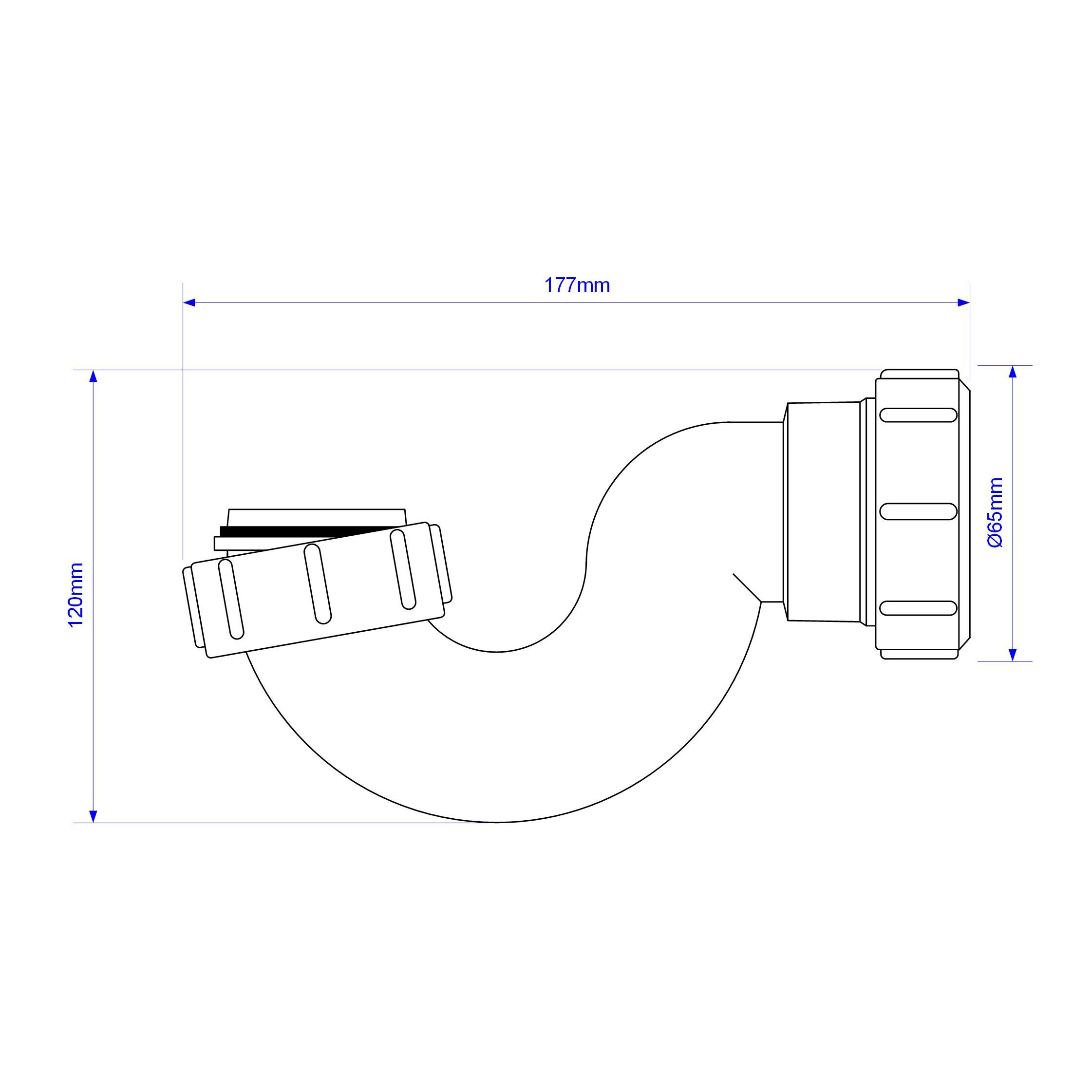 McAlpine Bath Trap (Dia)40mm