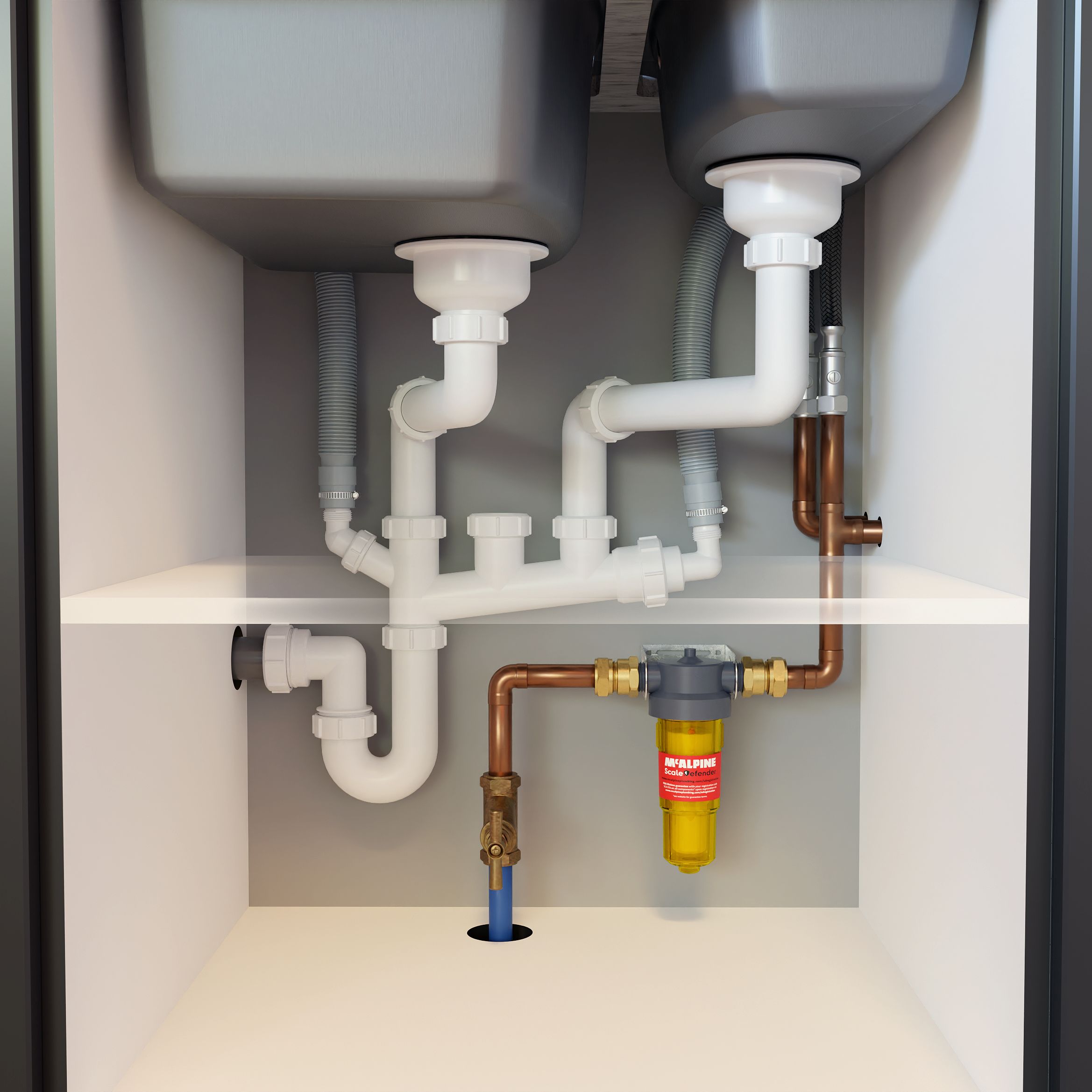 McAlpine Scale Defender British standard pipe (BSP) Polyphosphate ...